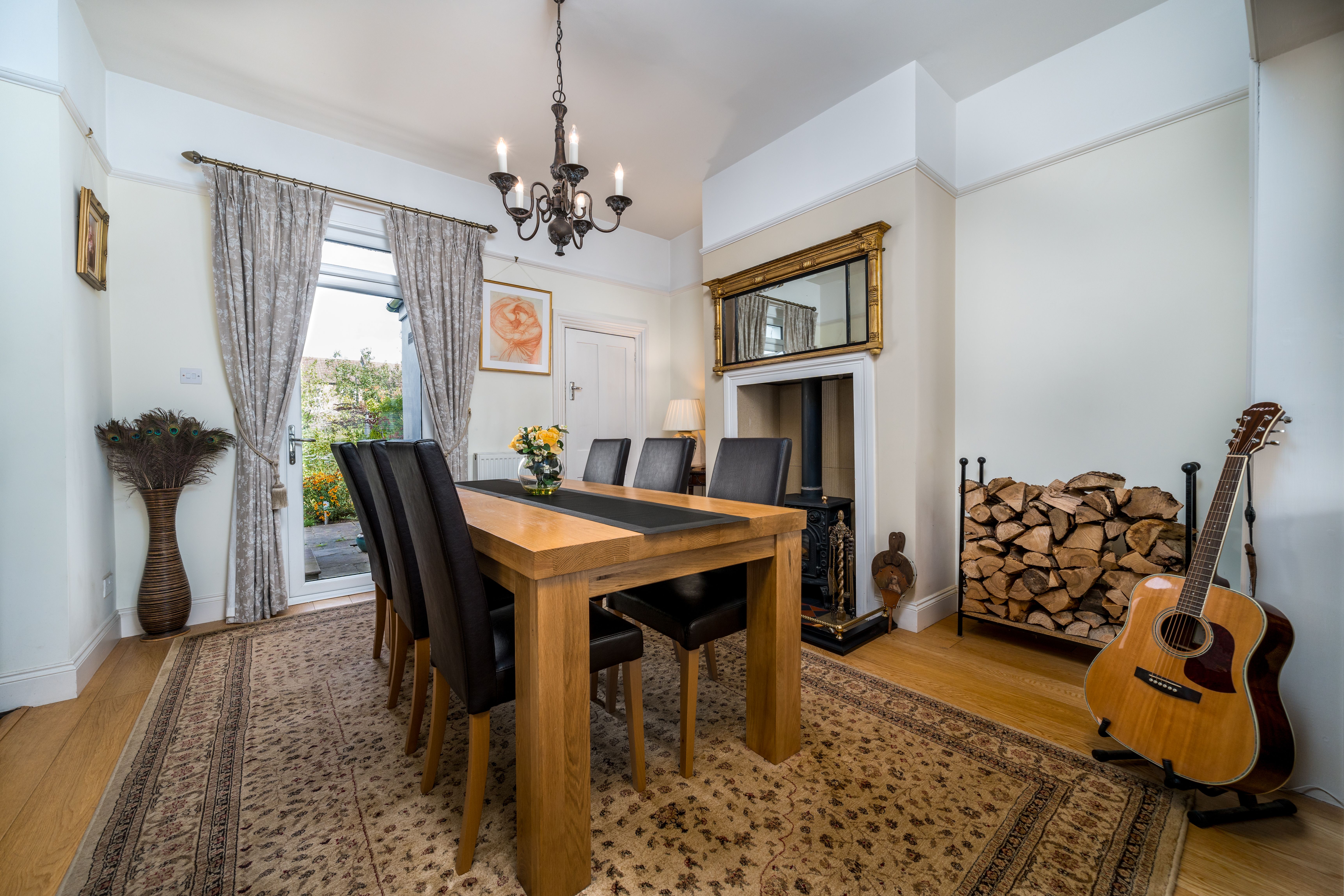 Chairs Around the Dining Table in a Dining Room · Free Stock Photo