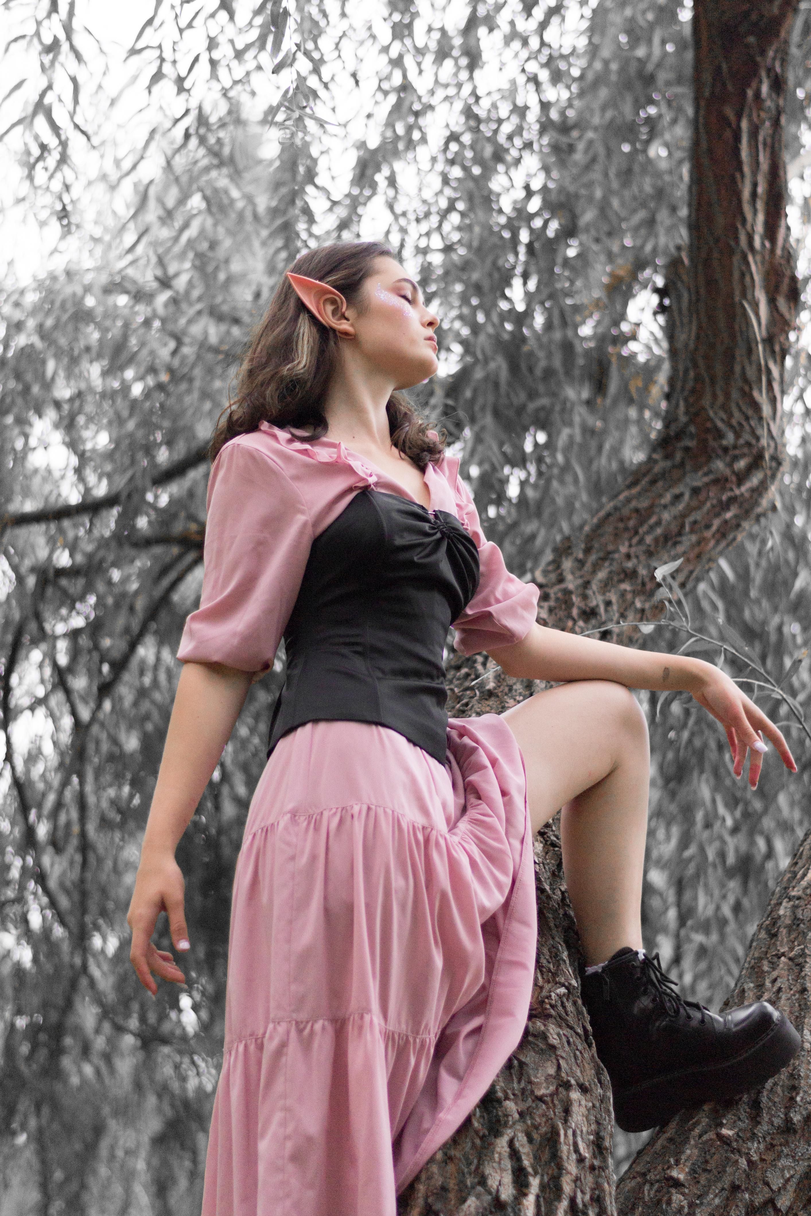 Woman in Dress with Elf Ear · Free Stock Photo