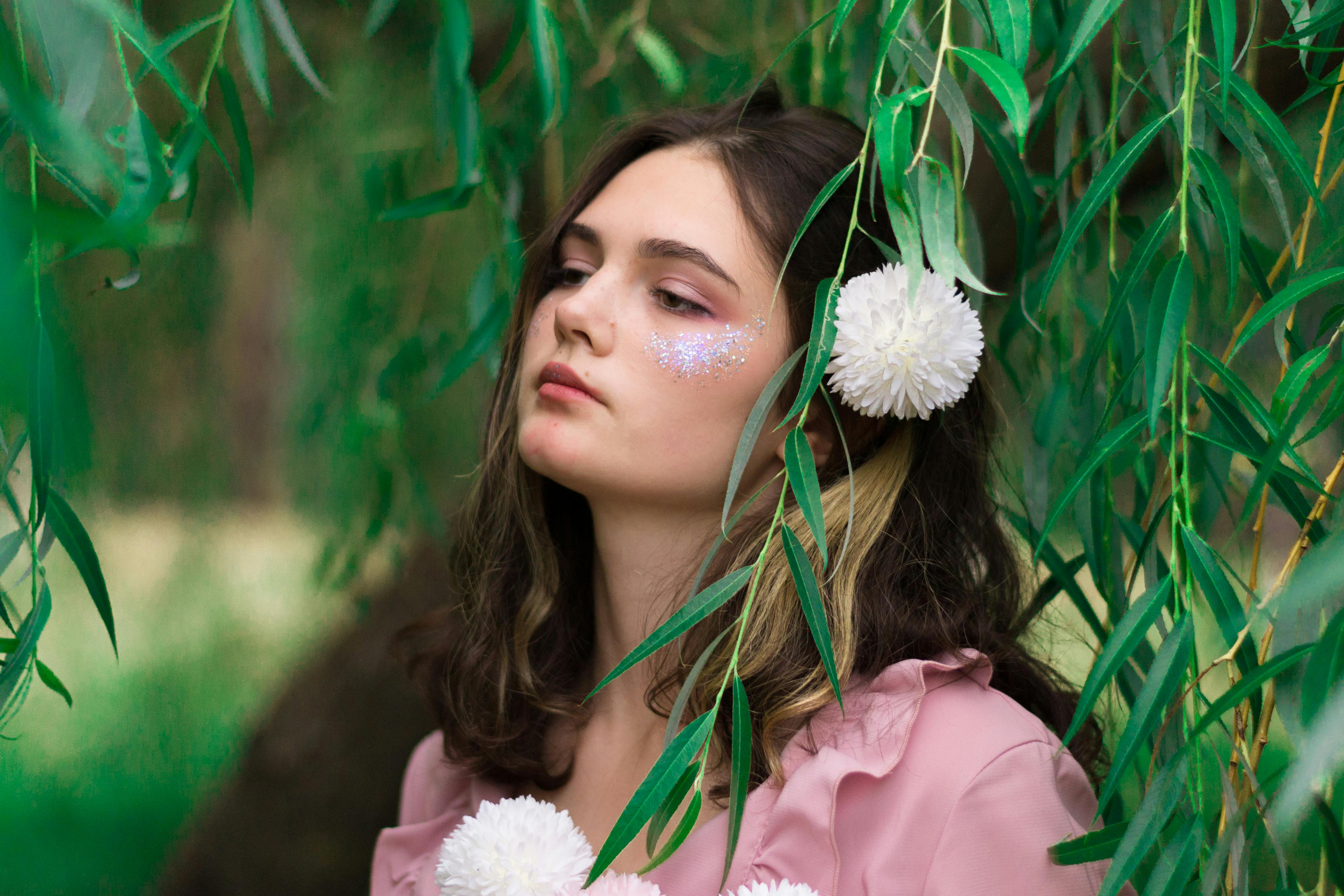Woman under a Tree · Free Stock Photo