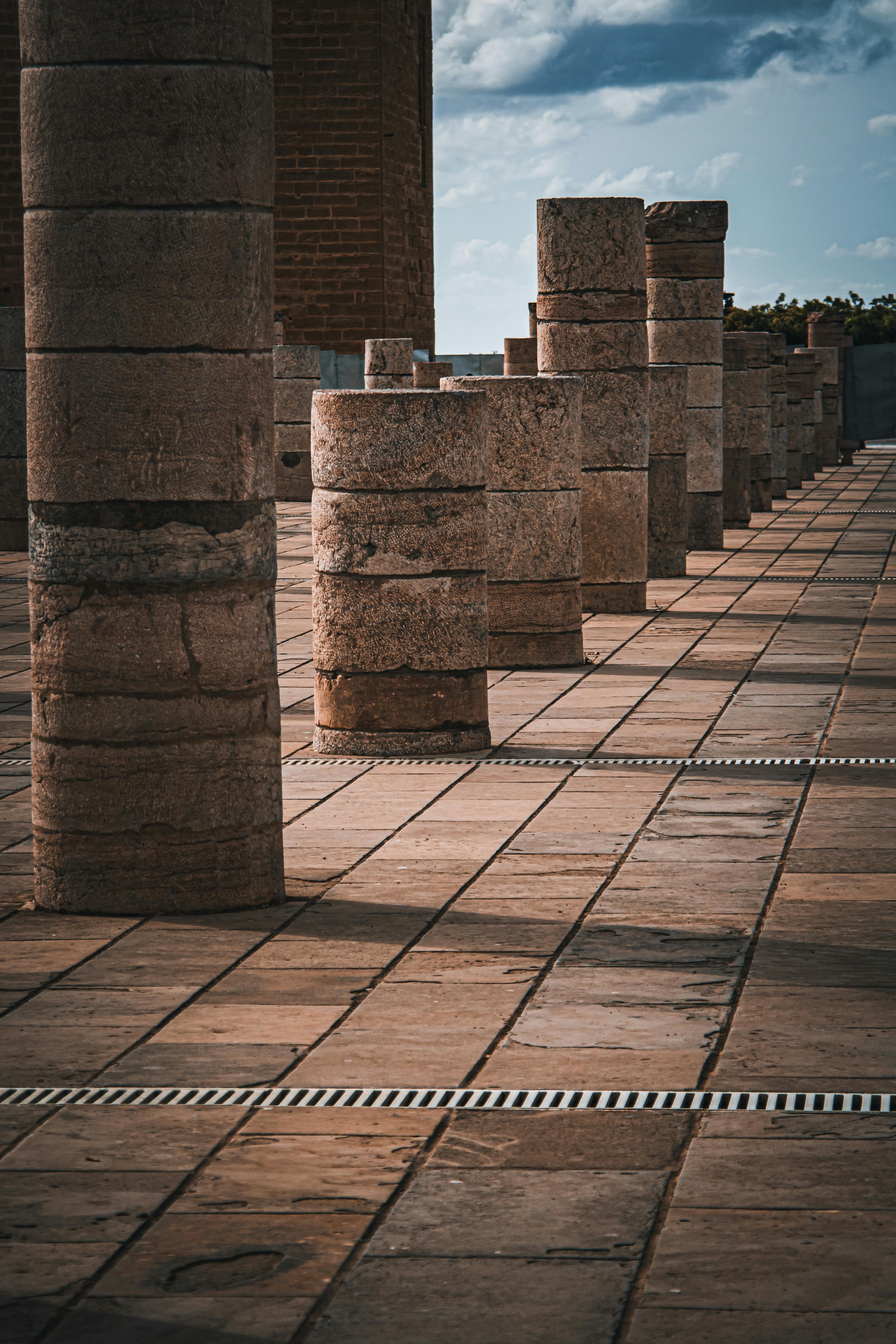 Photo of Stone Columns in a Row · Free Stock Photo