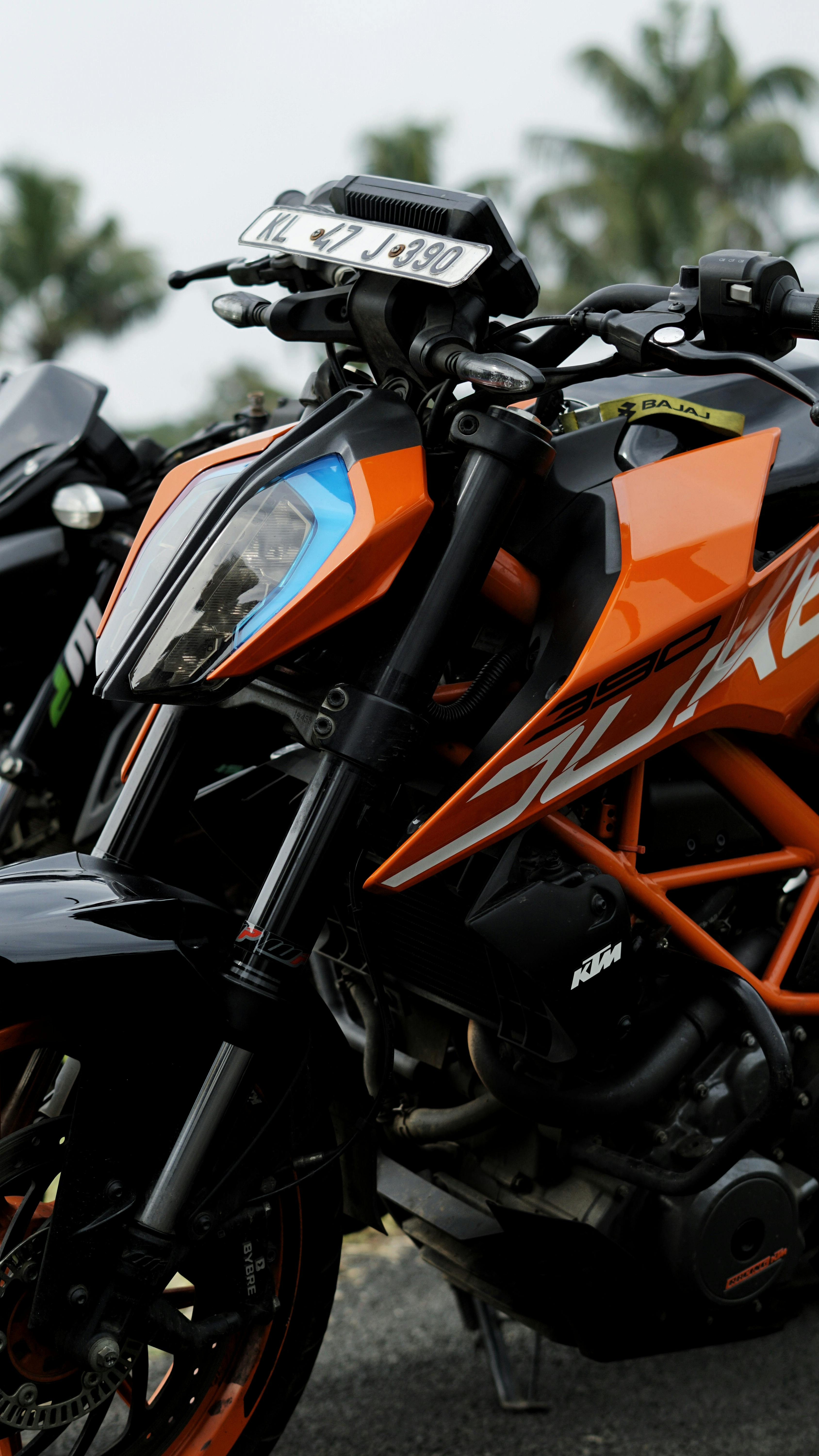 Motorcyclist on KTM Motorcycle · Free Stock Photo