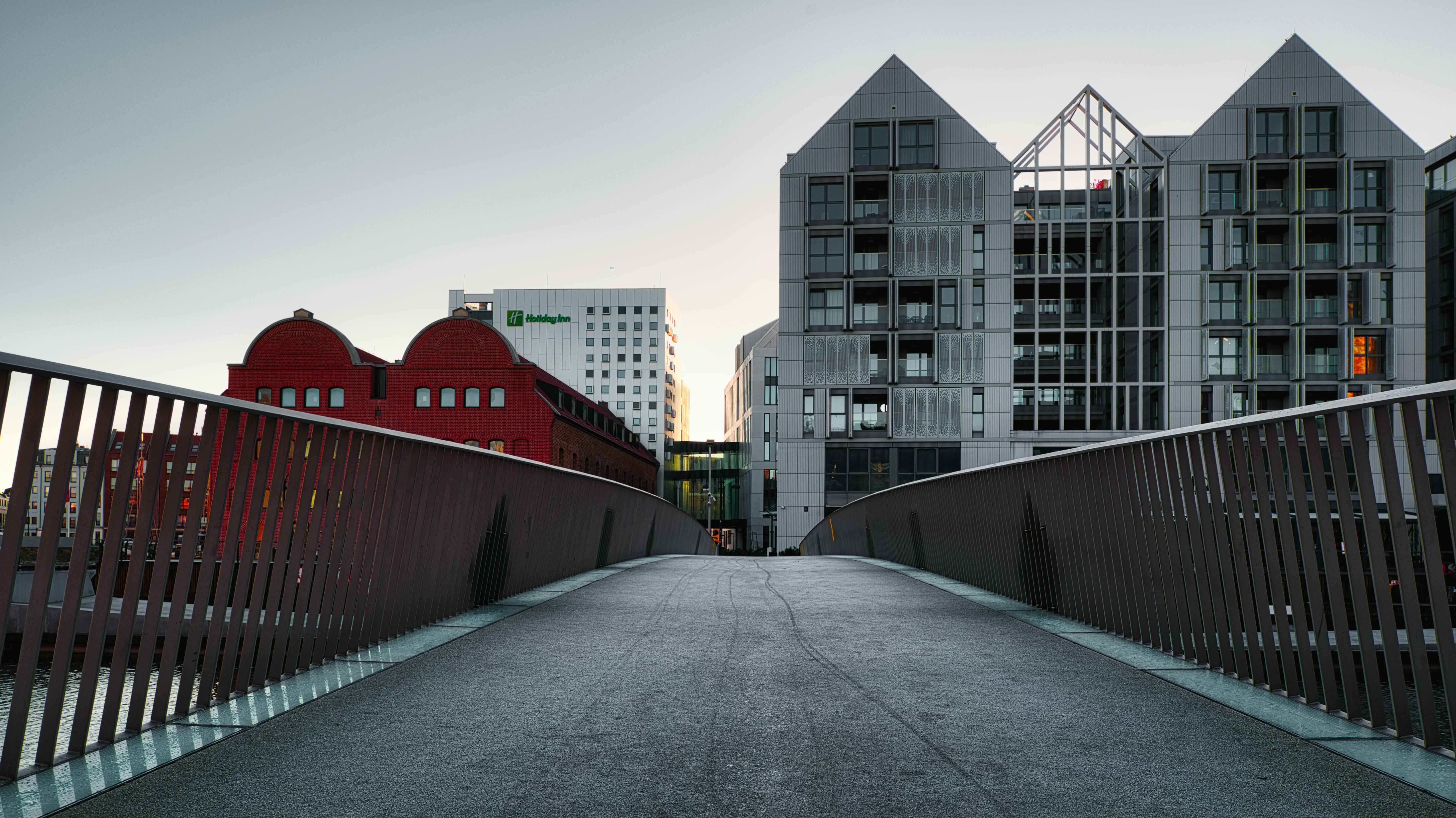 Asphalt on Bridge in City · Free Stock Photo