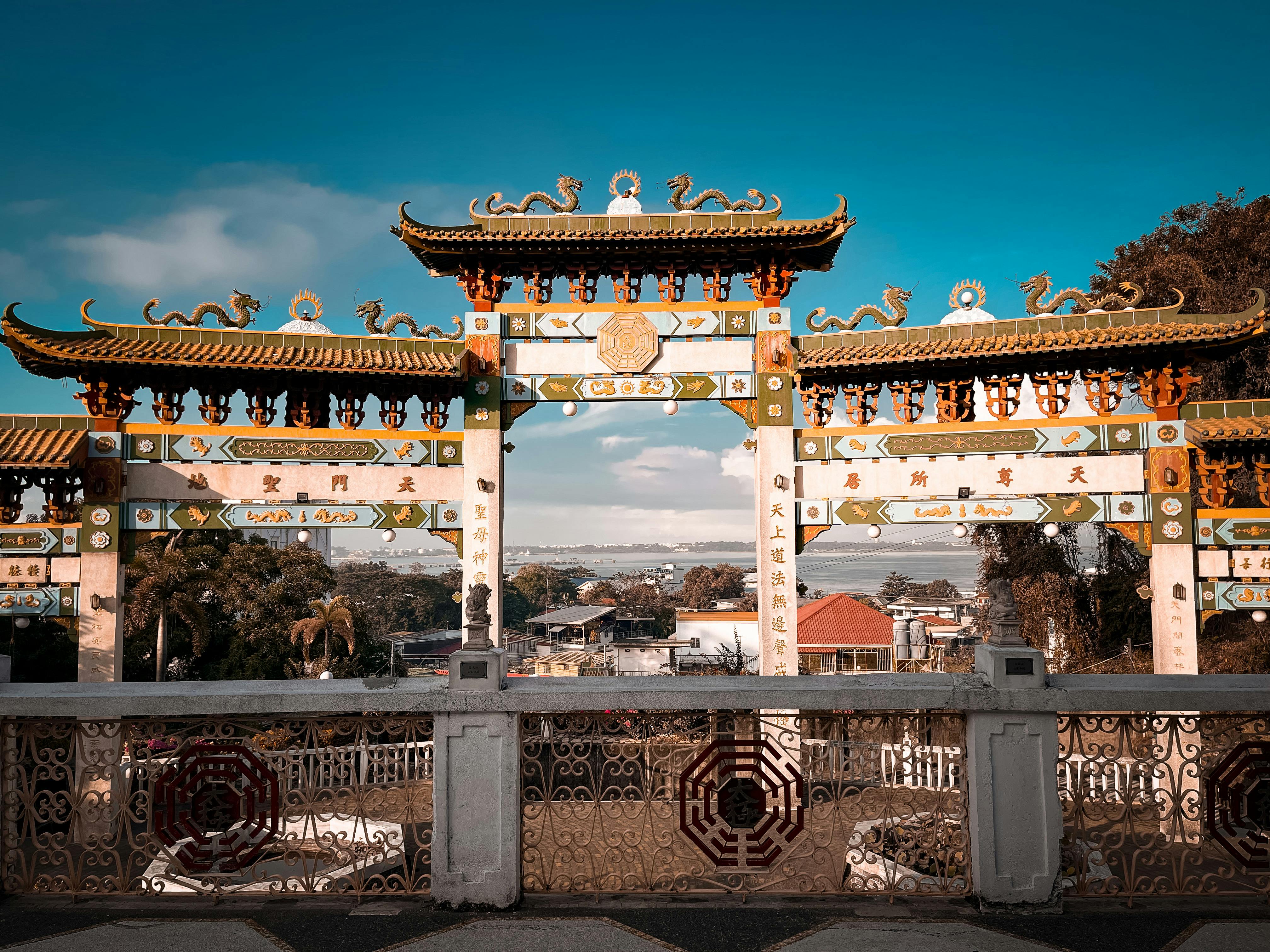 Chinese Temple Gate · Free Stock Photo
