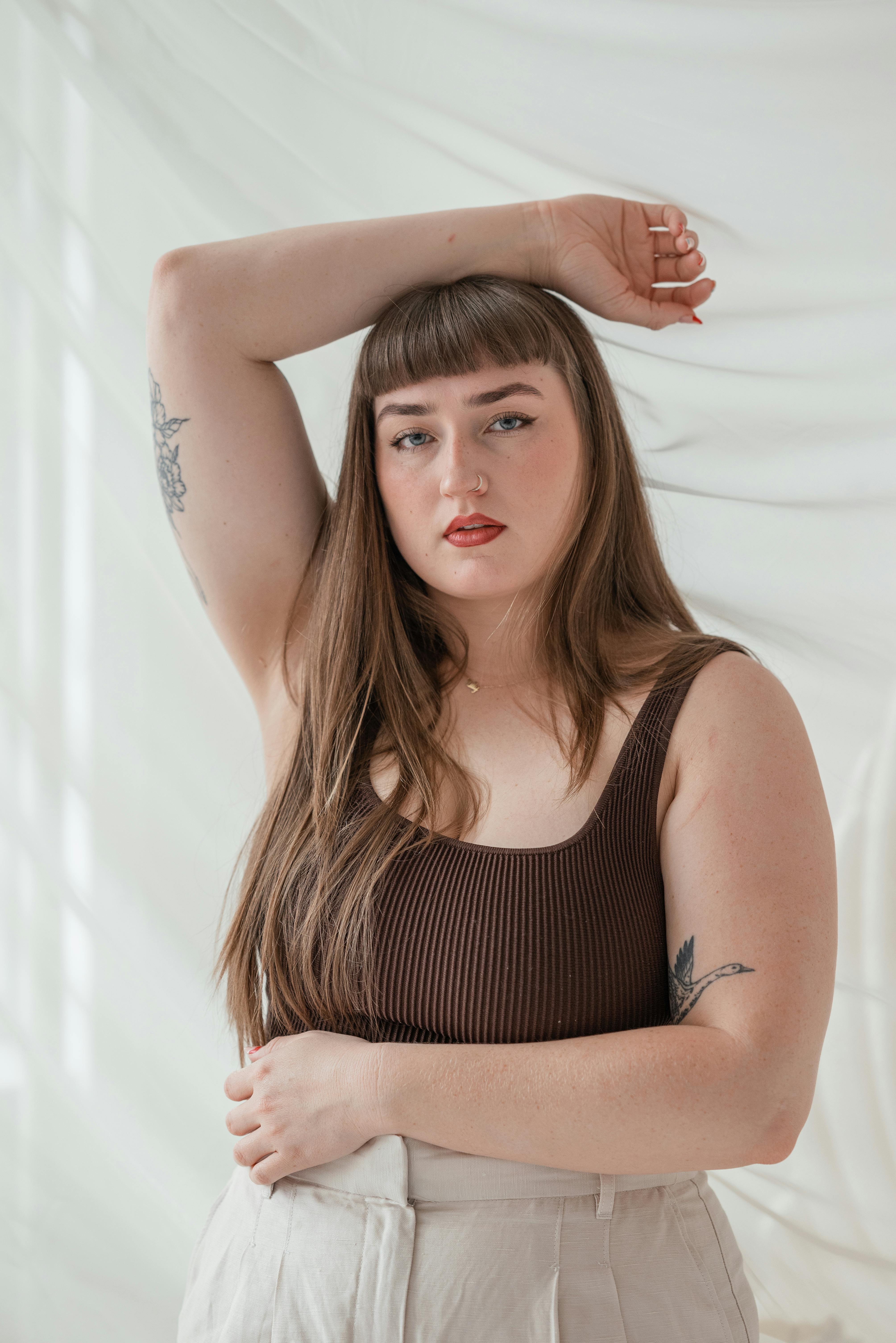 Portraits Curtain Bangs Photos, Download The BEST Free Portraits ...