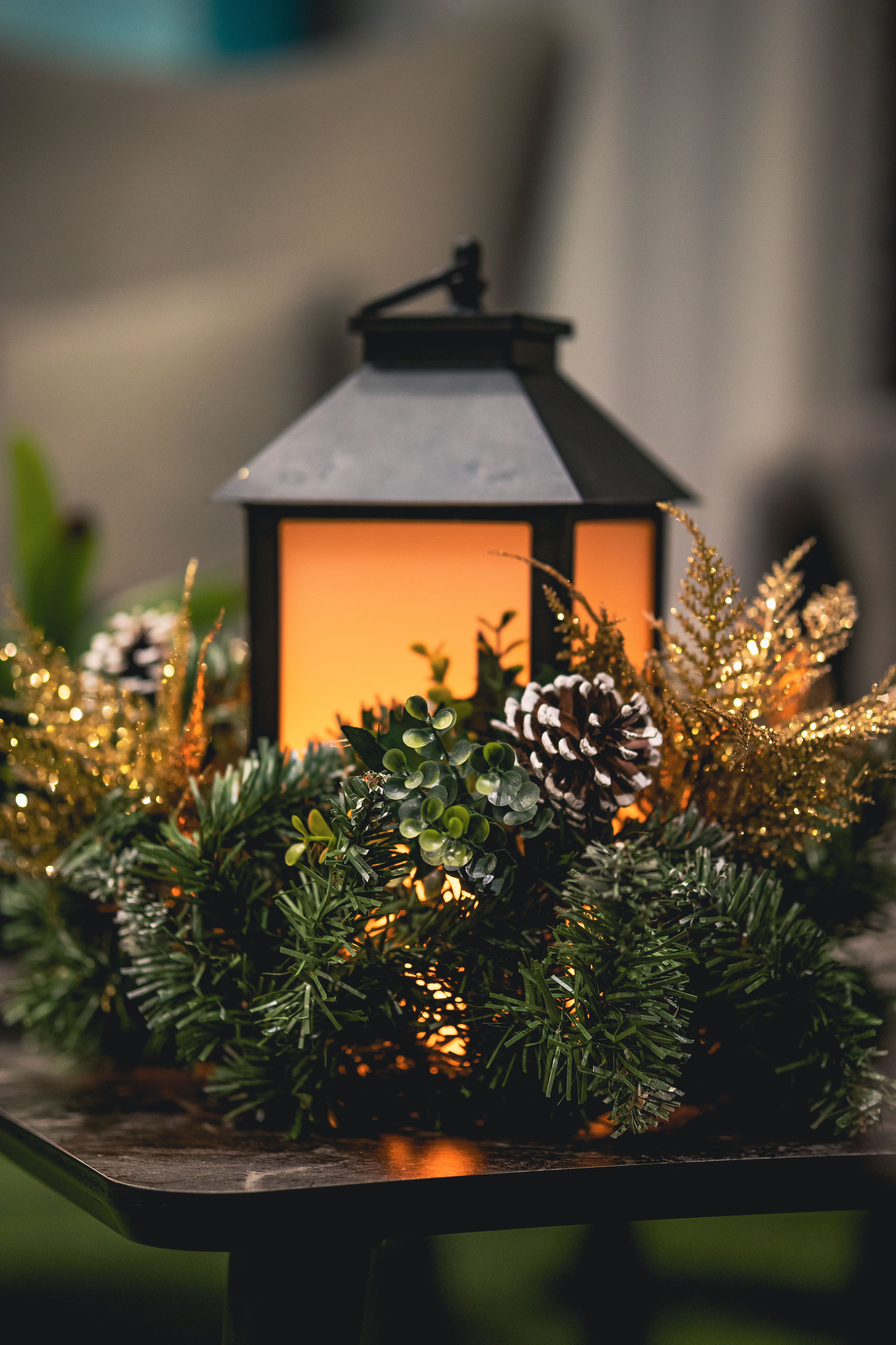 Four Yellow Lighted Candles · Free Stock Photo
