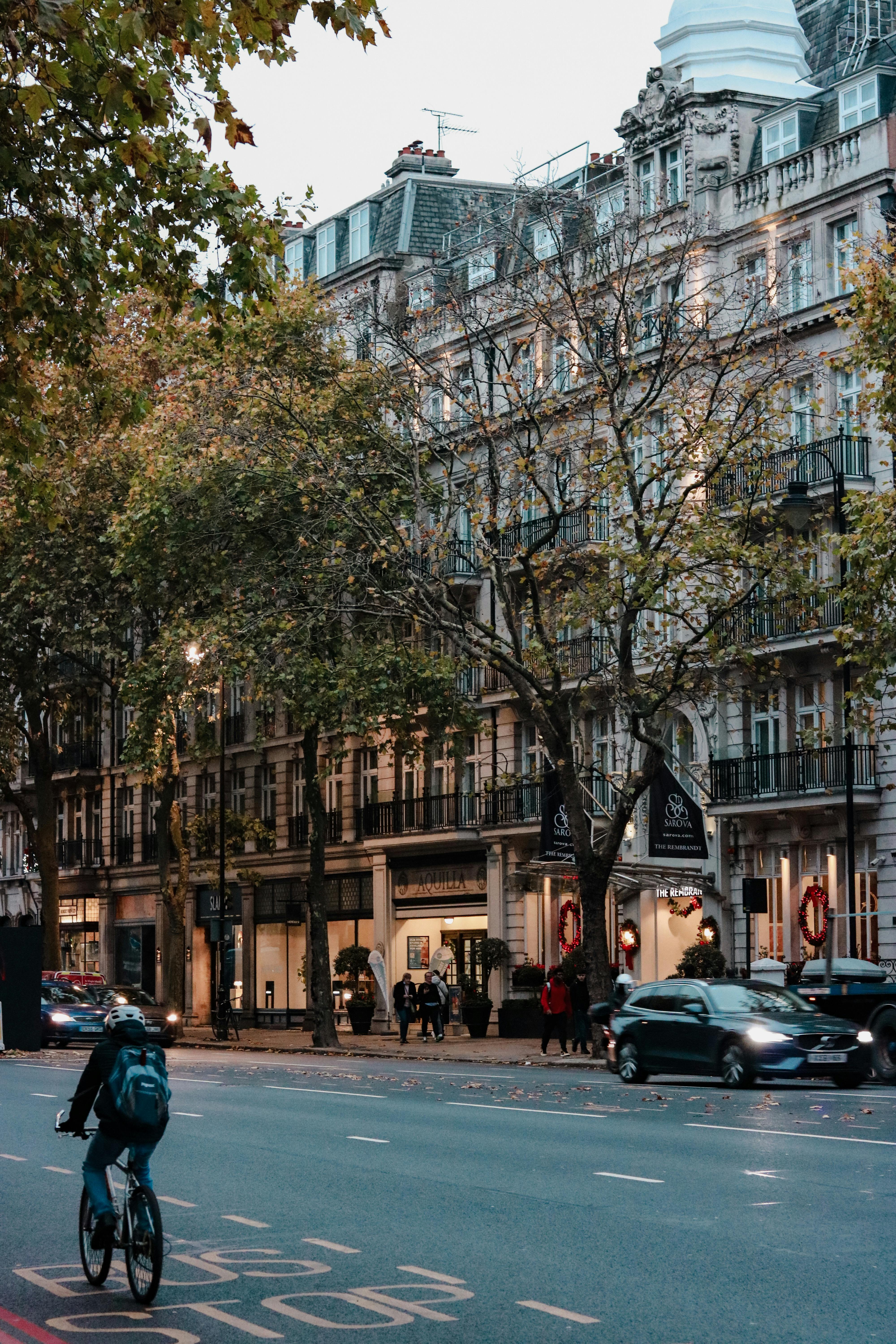 Old Buildings near Road on City Street · Free Stock Photo