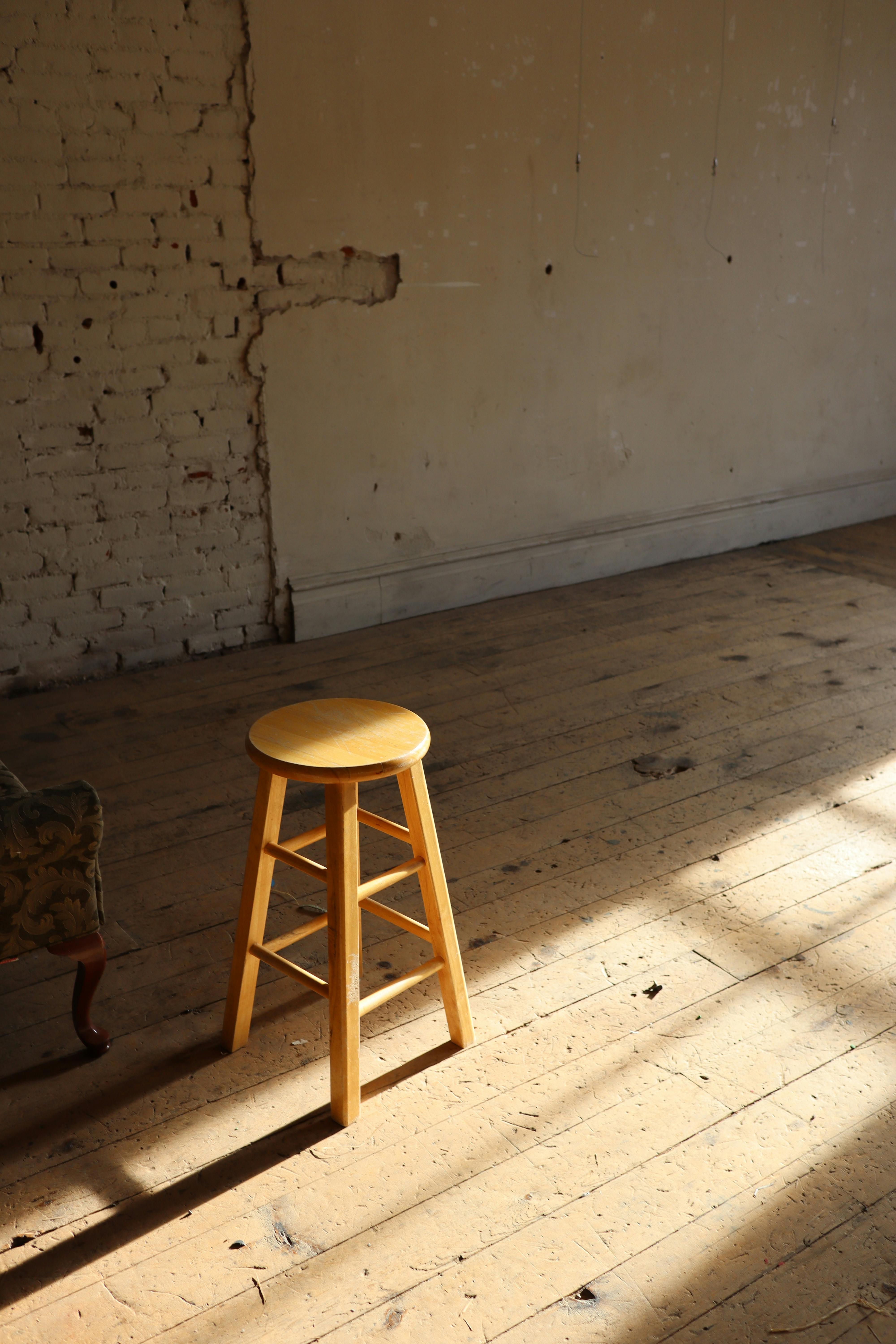 Stool in an Empty Room · Free Stock Photo