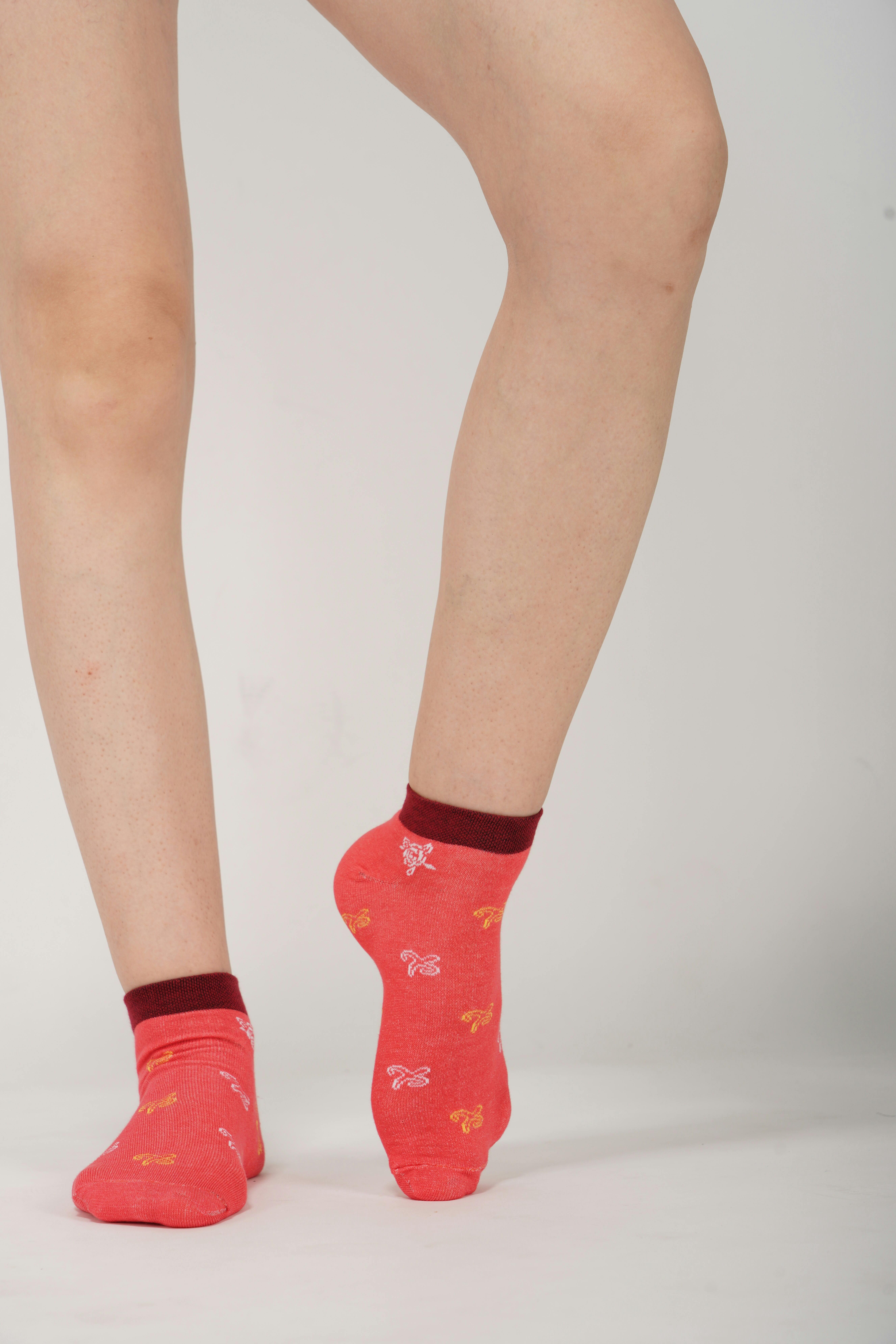 Woman Legs in Socks on White Studio Background · Free Stock Photo