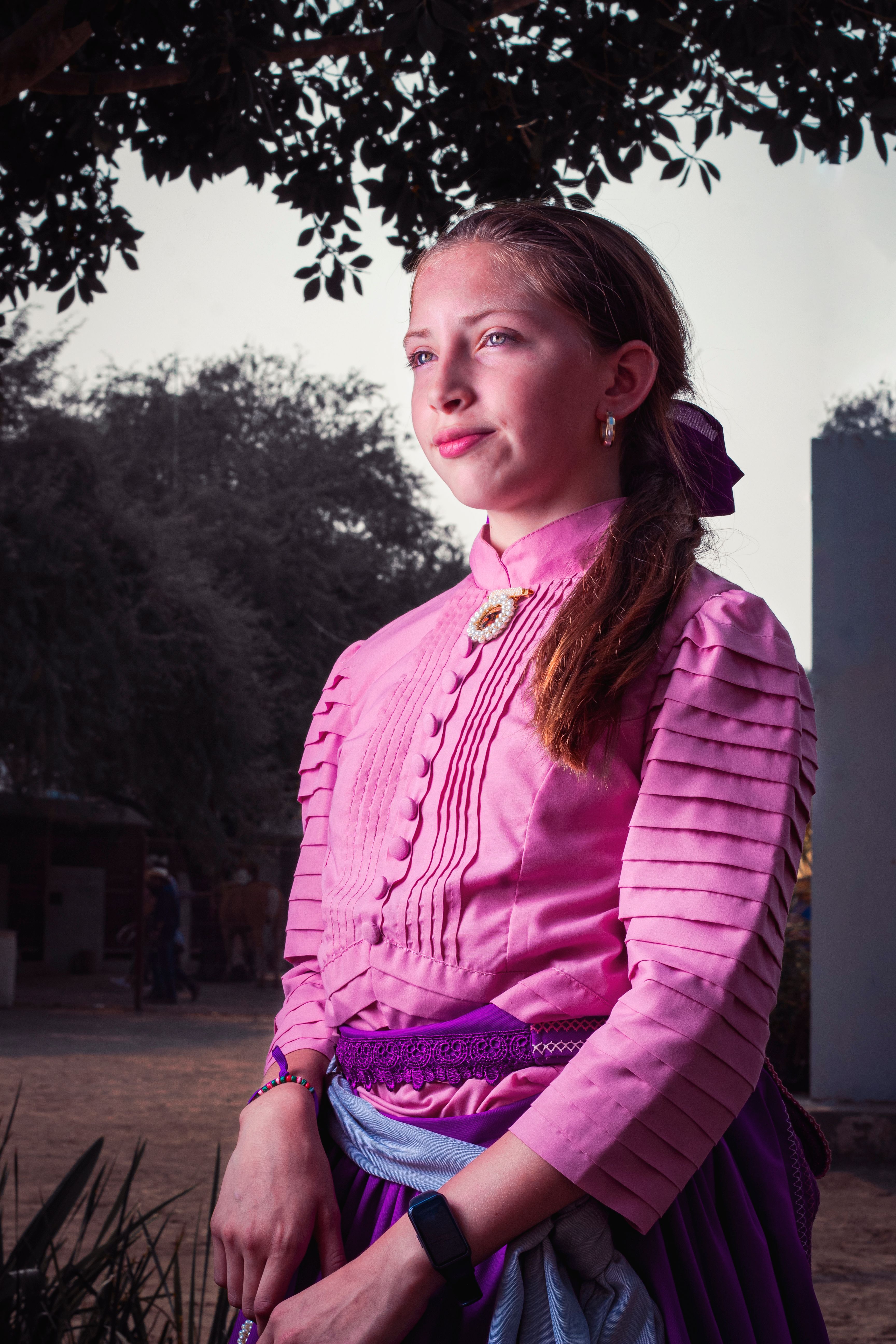 A Girl Wearing Traditional Clothes · Free Stock Photo