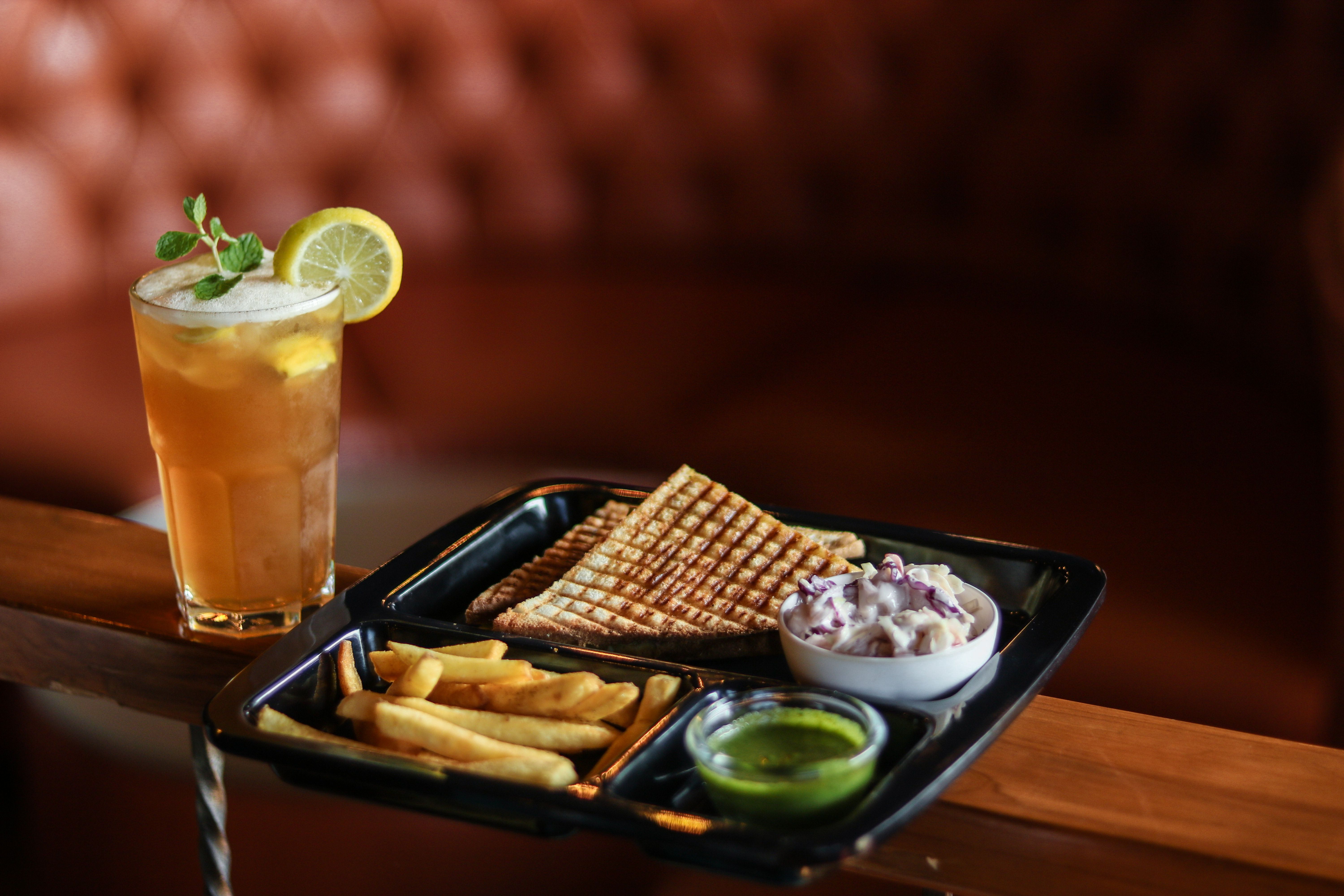 Meal with Ice Tea · Free Stock Photo