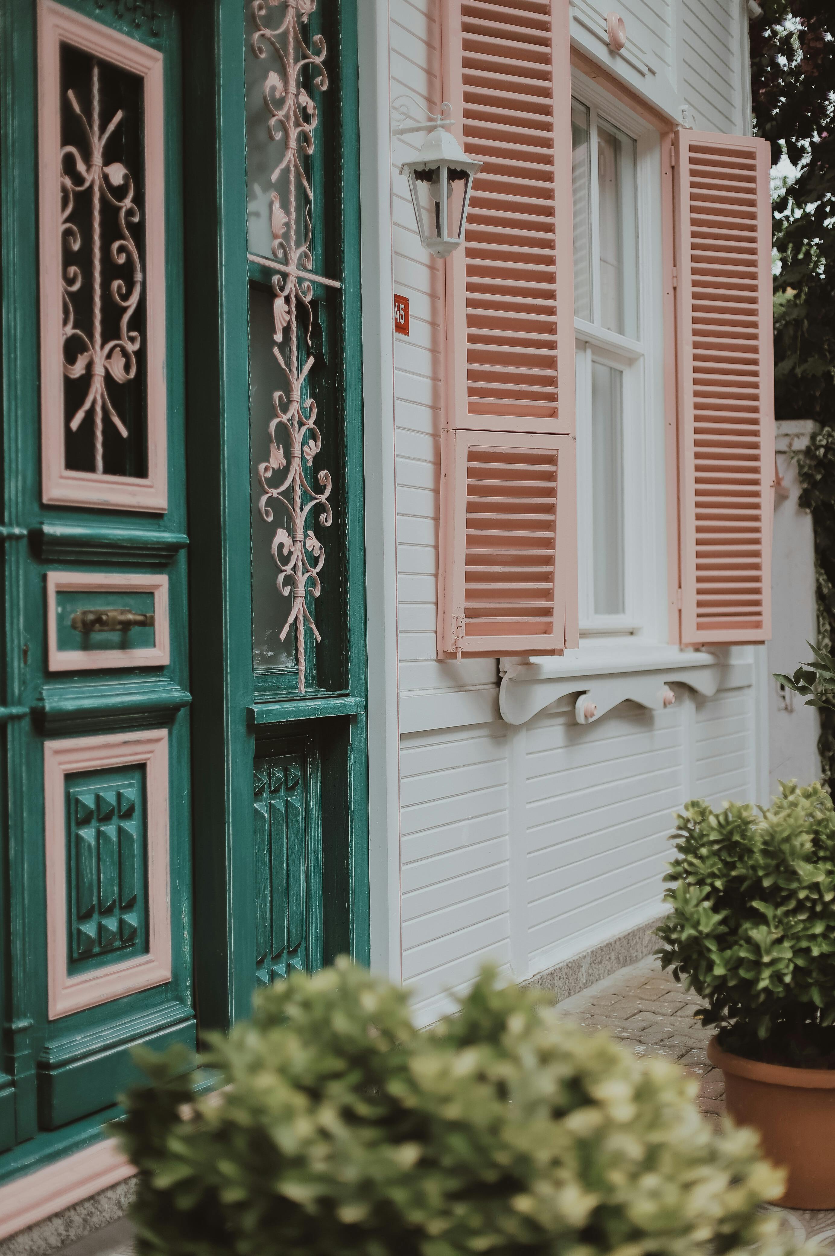 Photo of Blue Shutter Door · Free Stock Photo