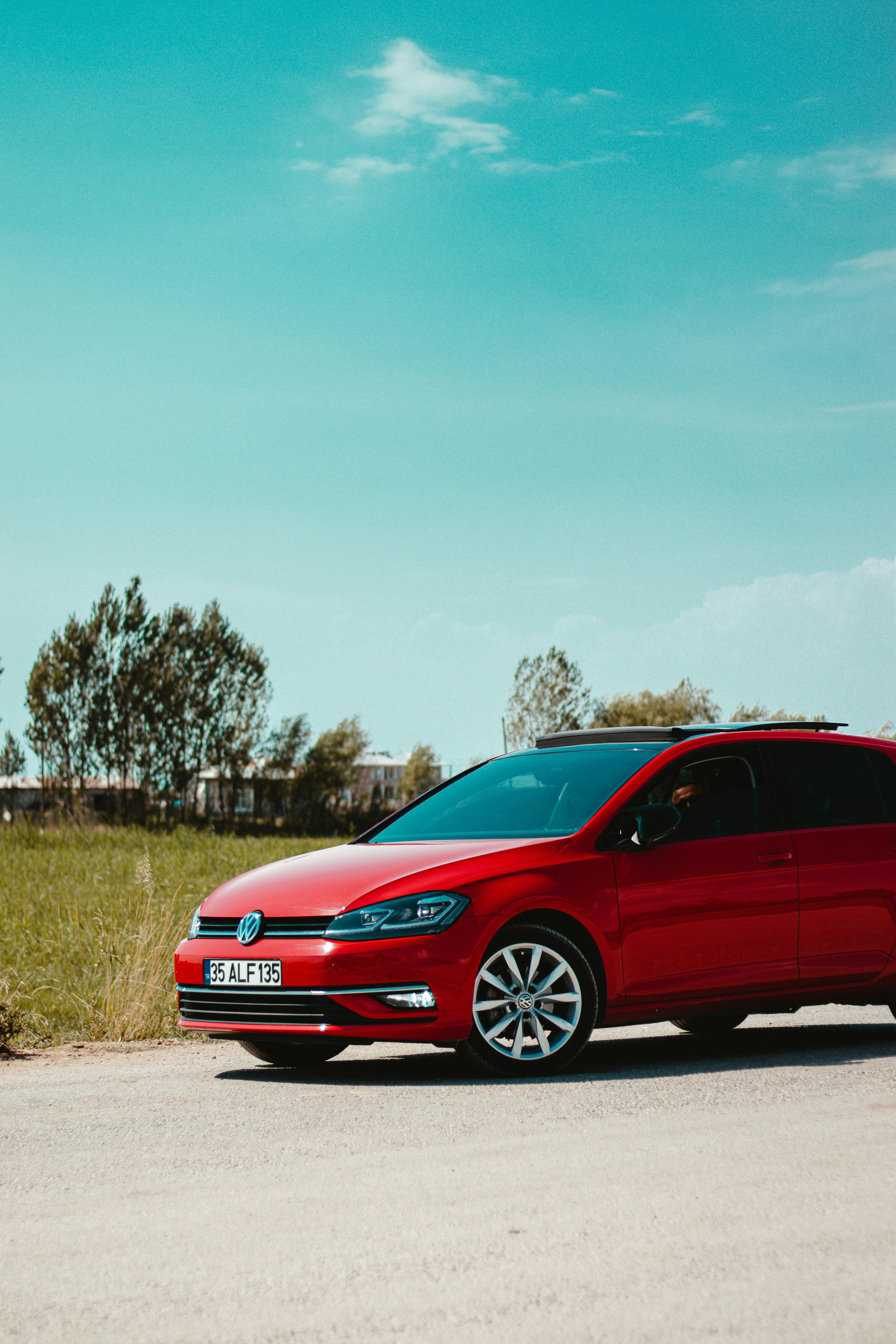 Red Volkswagen Golf · Free Stock Photo