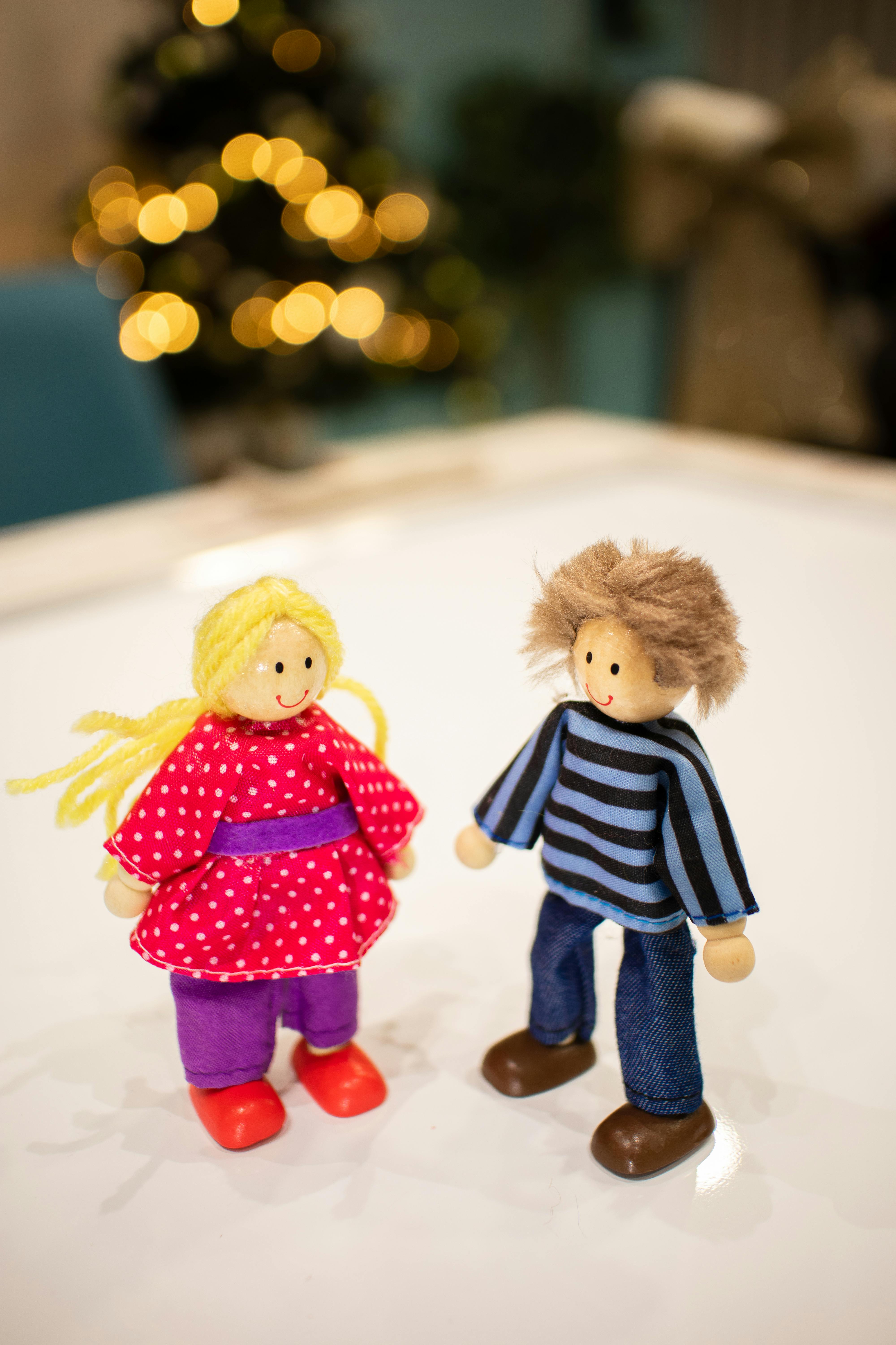 A beautiful wooden poppet, the joy of children. · Free Stock Photo