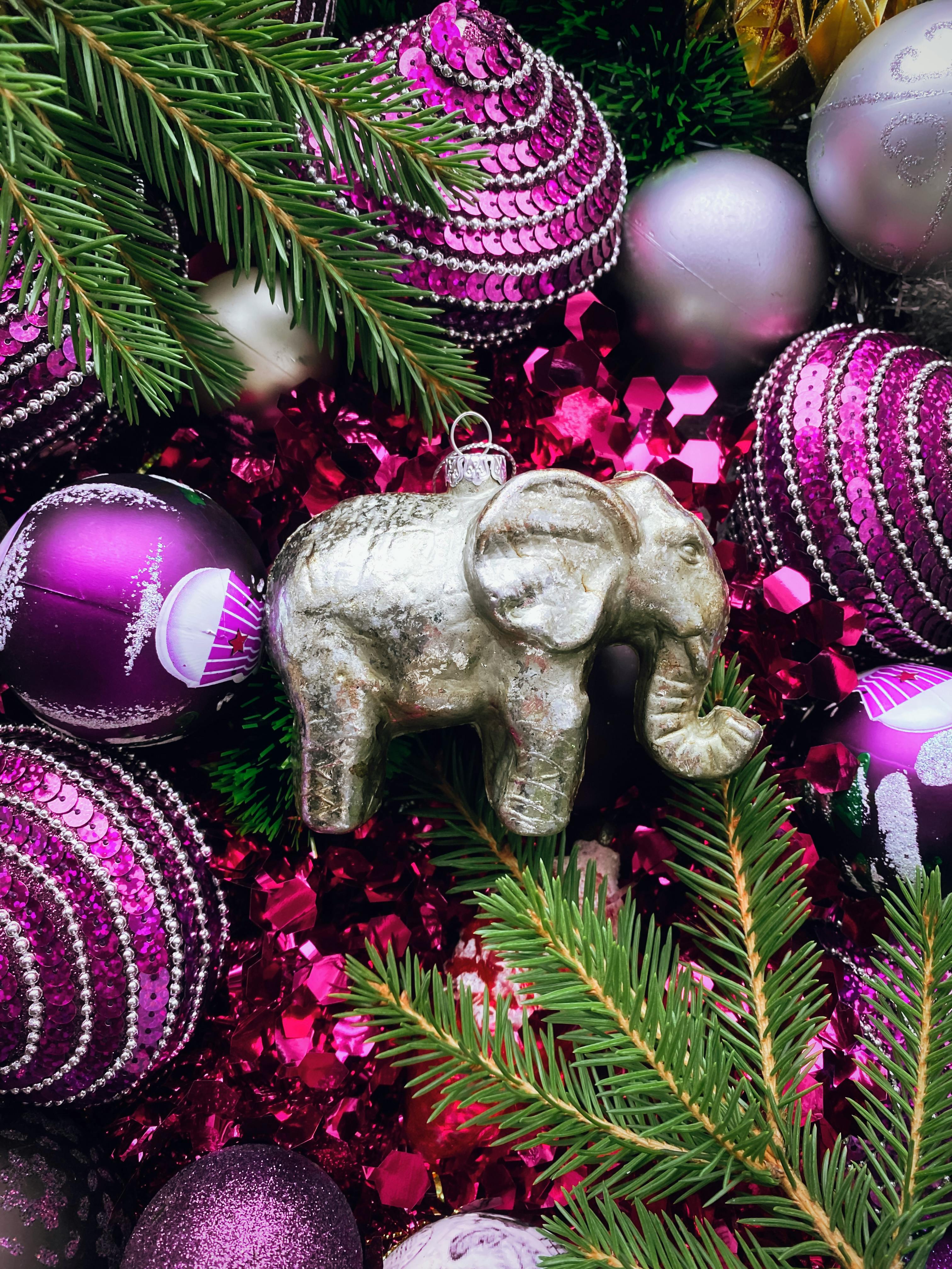 Beautiful Christmas Ornaments Free Stock Photo