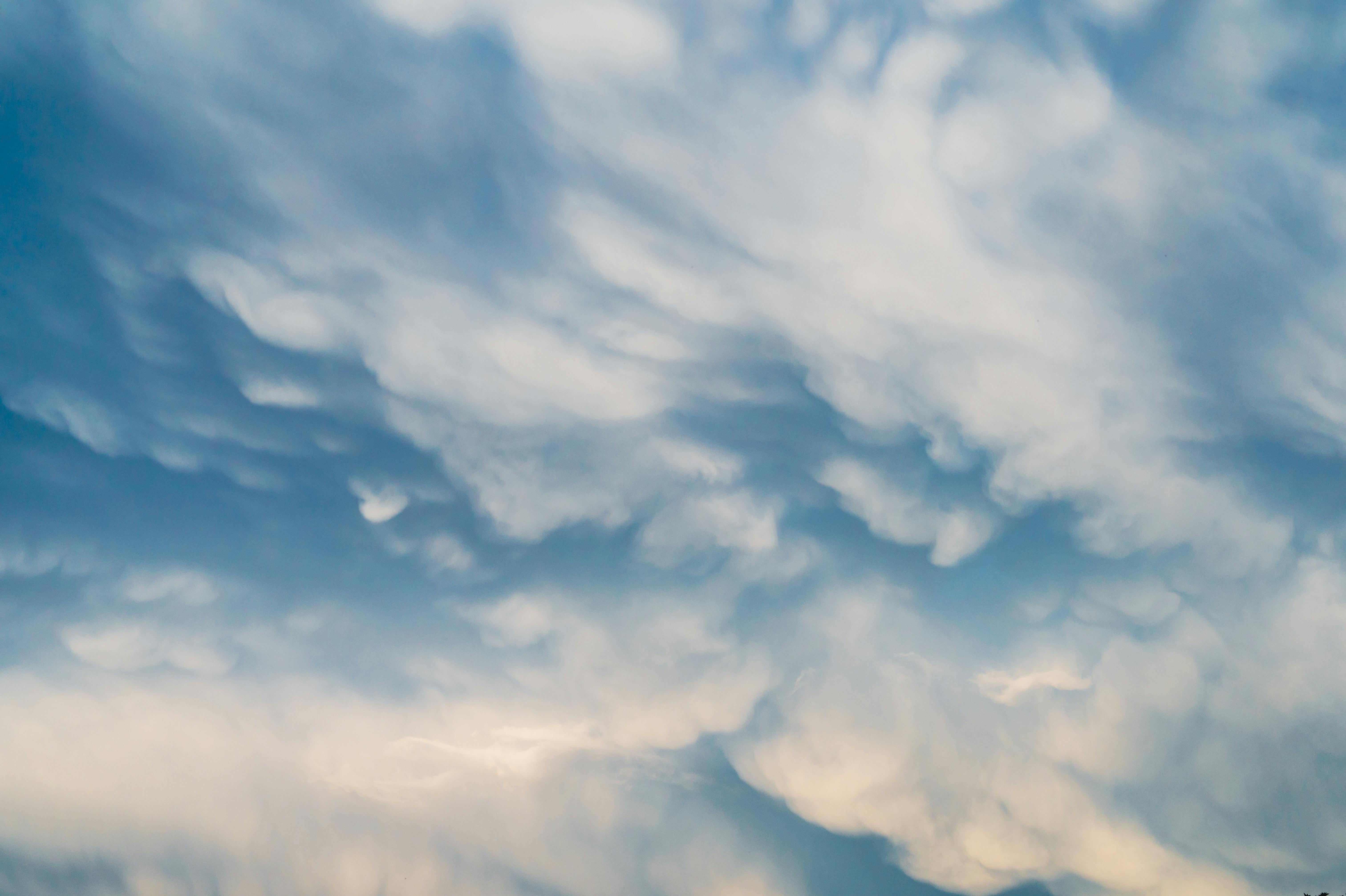 Low Angle Shot of Beautiful Blue Sky · Free Stock Photo