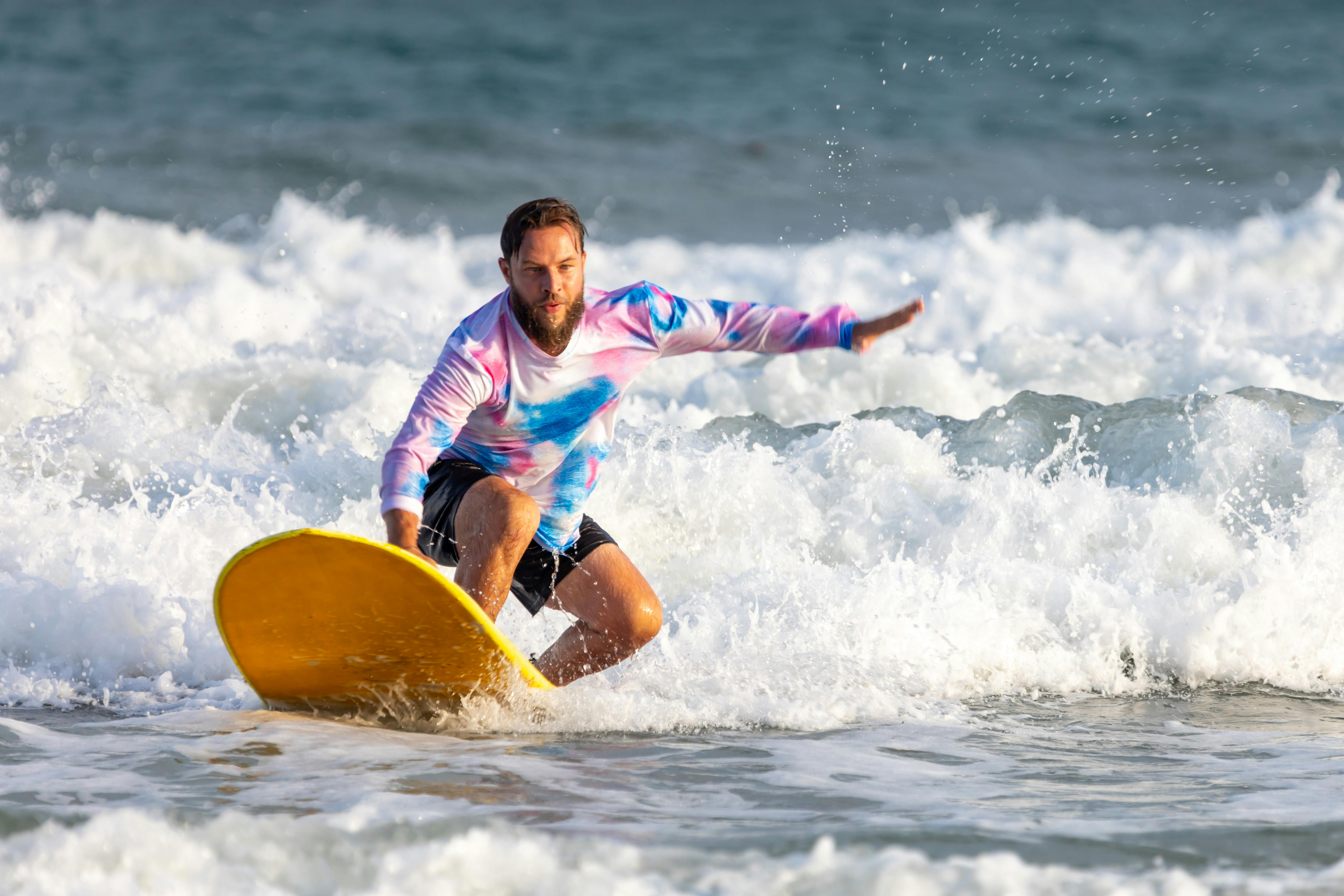 Man in White Surfboard · Free Stock Photo