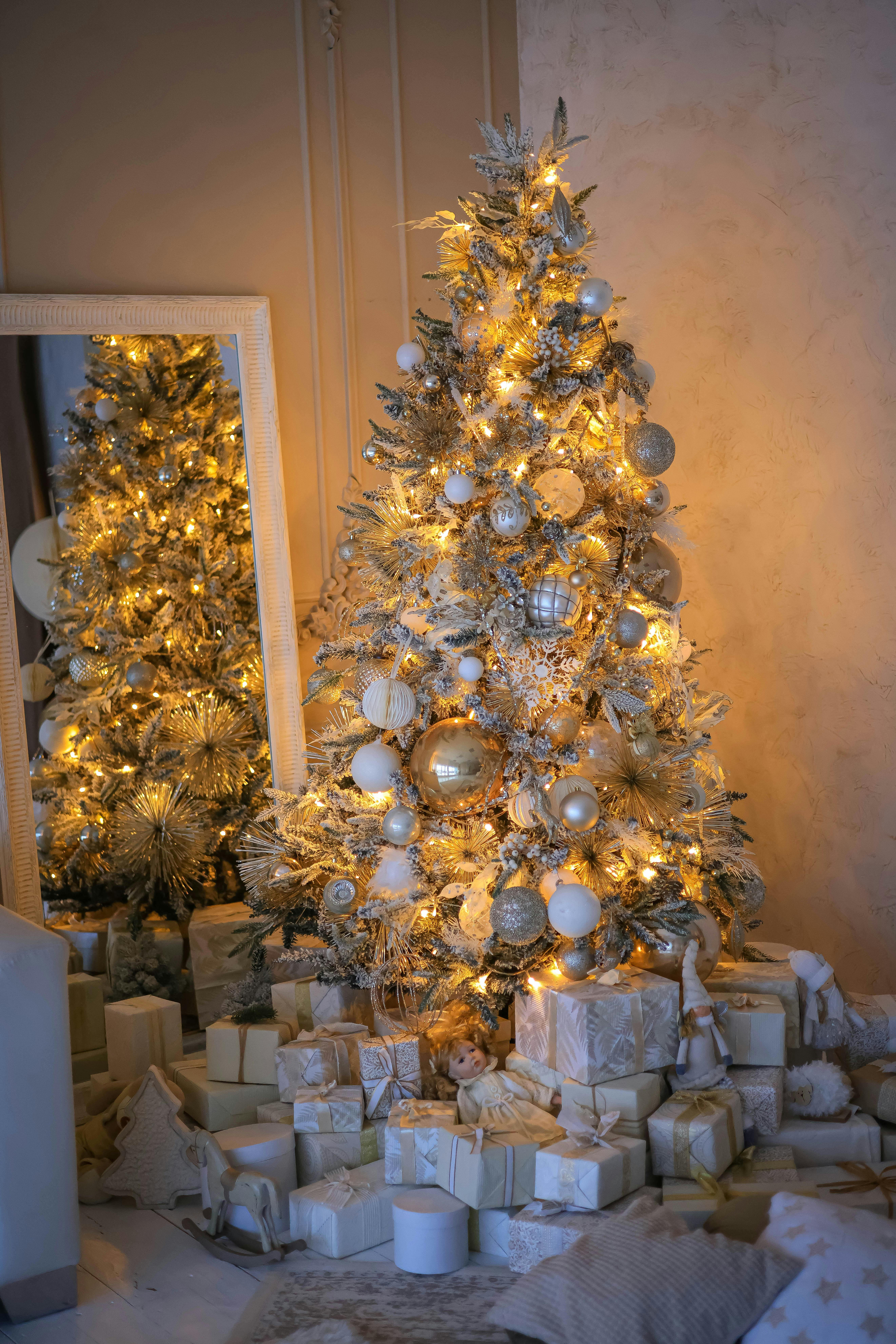 A Bunch of Presents under a Christmas Tree · Free Stock Photo