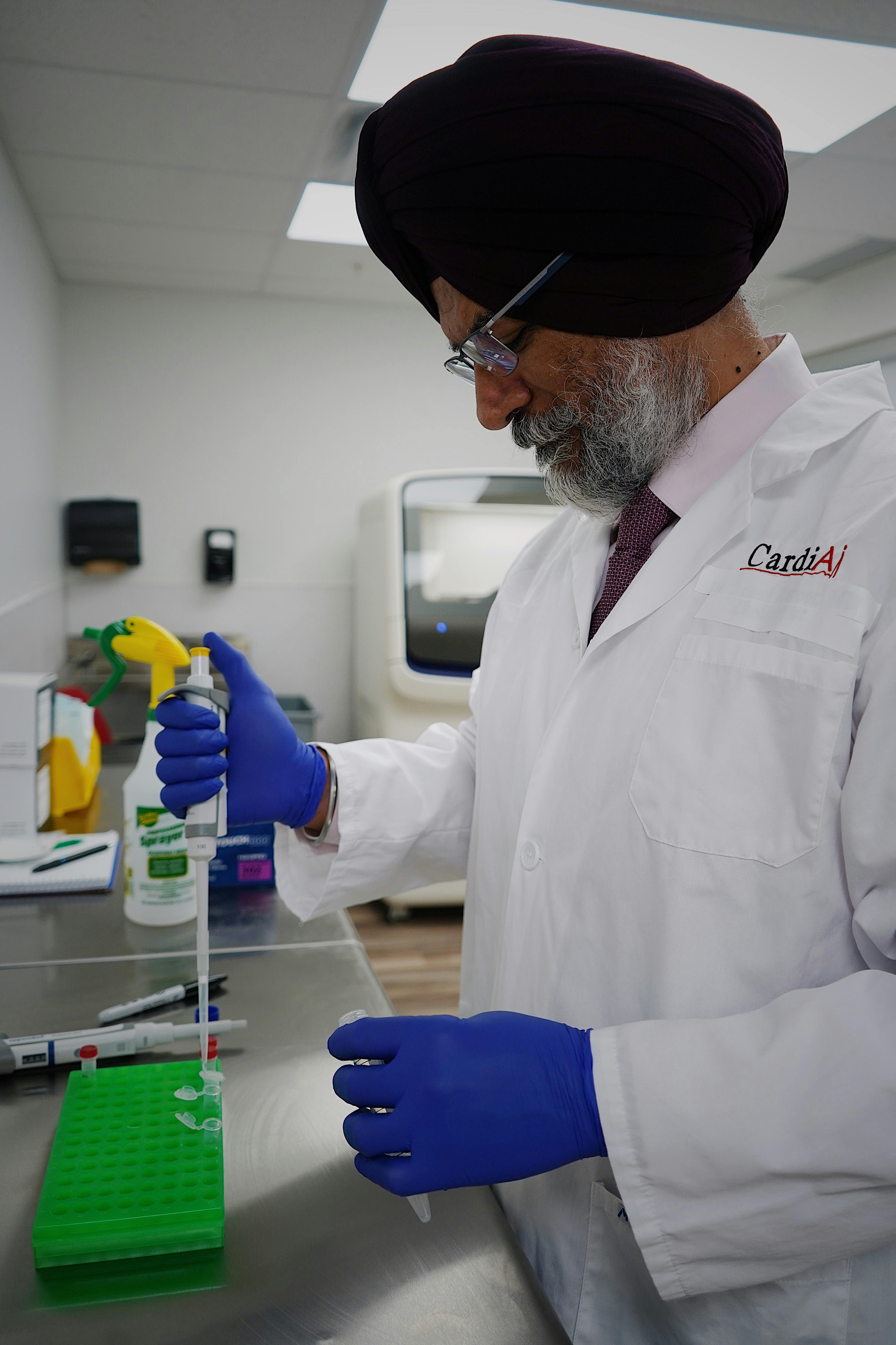 Scientist with Beard Working · Free Stock Photo