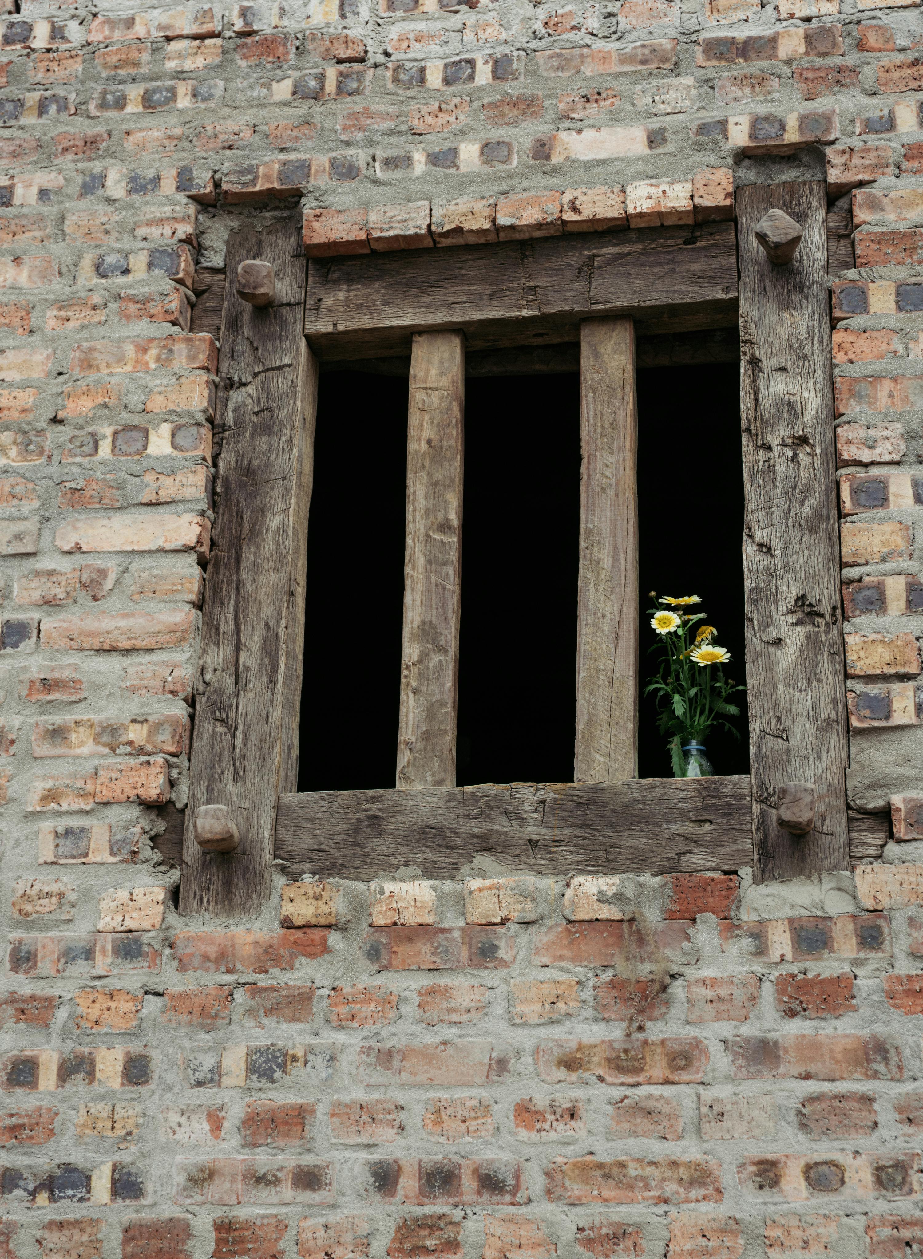 Old Village House with Ornamental Window Frame · Free Stock Photo