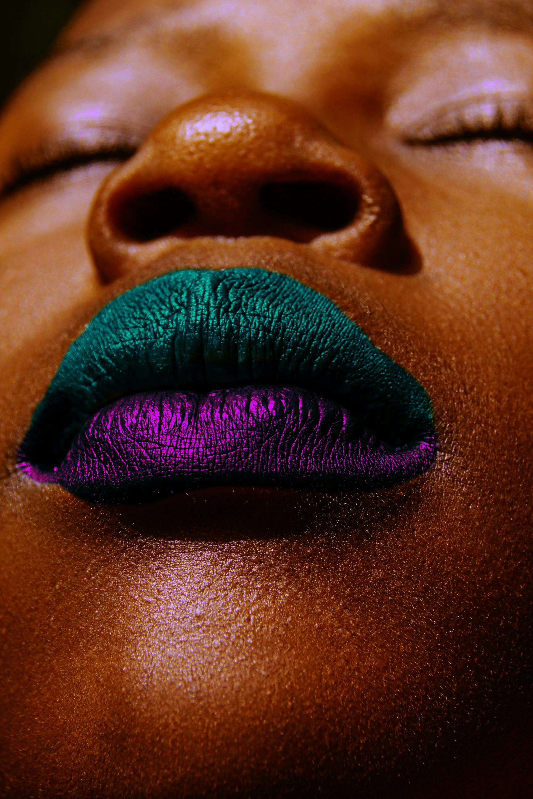 Model Wearing Glamour Lipstick · Free Stock Photo
