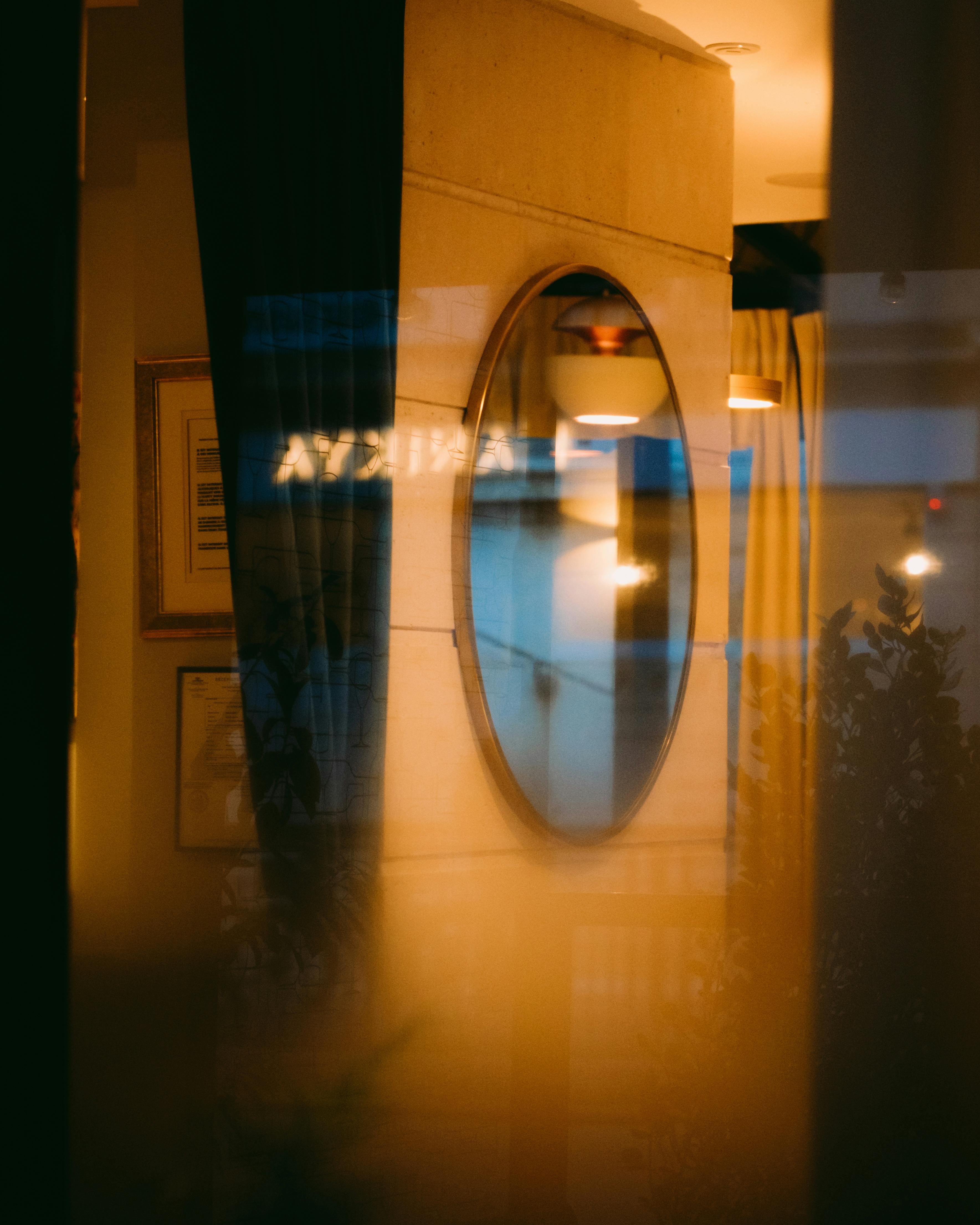 Reflection of Tree behind Window in Mirror · Free Stock Photo