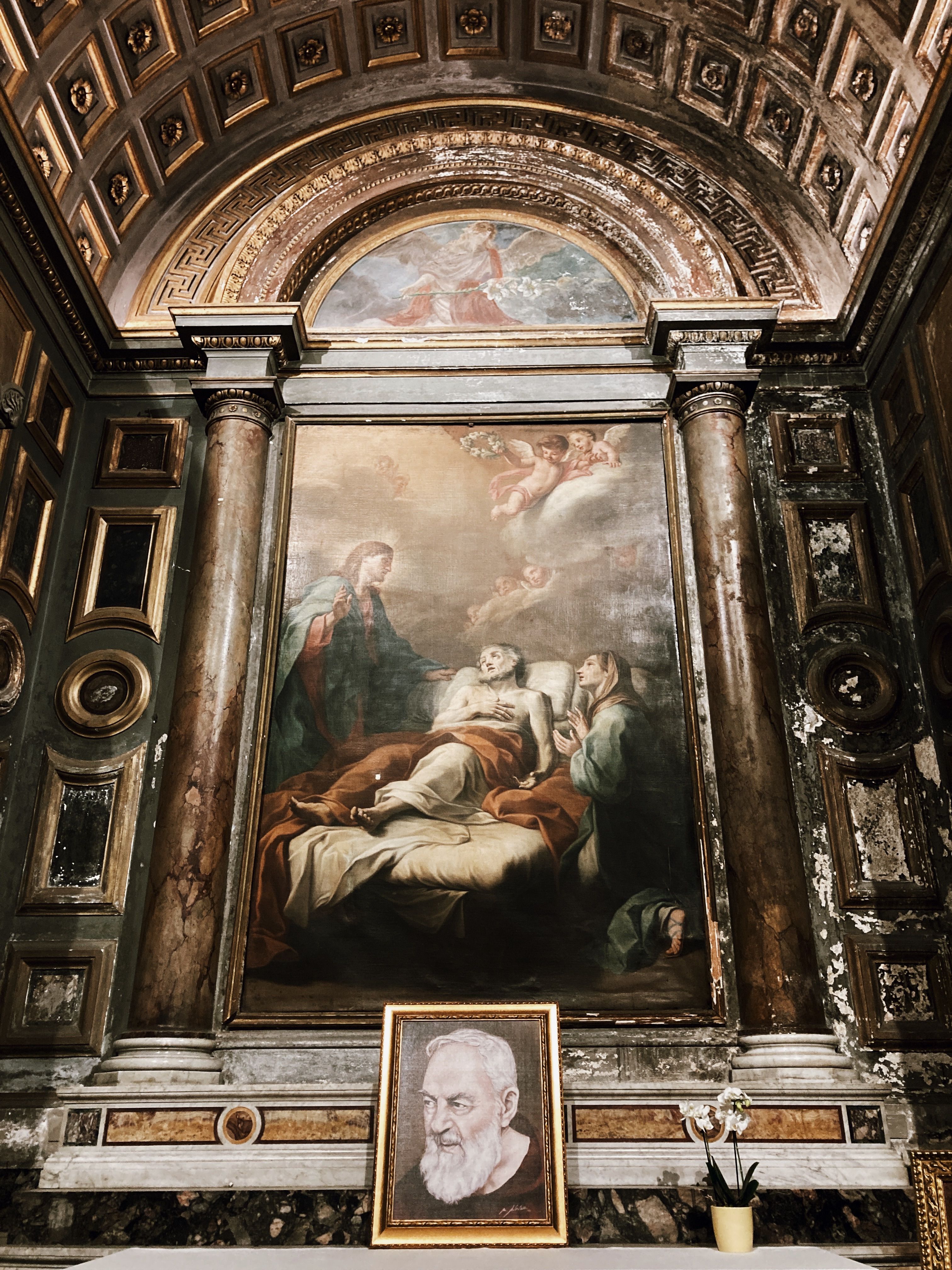 Intricate Religious Fresco in Historic Church · Free Stock Photo