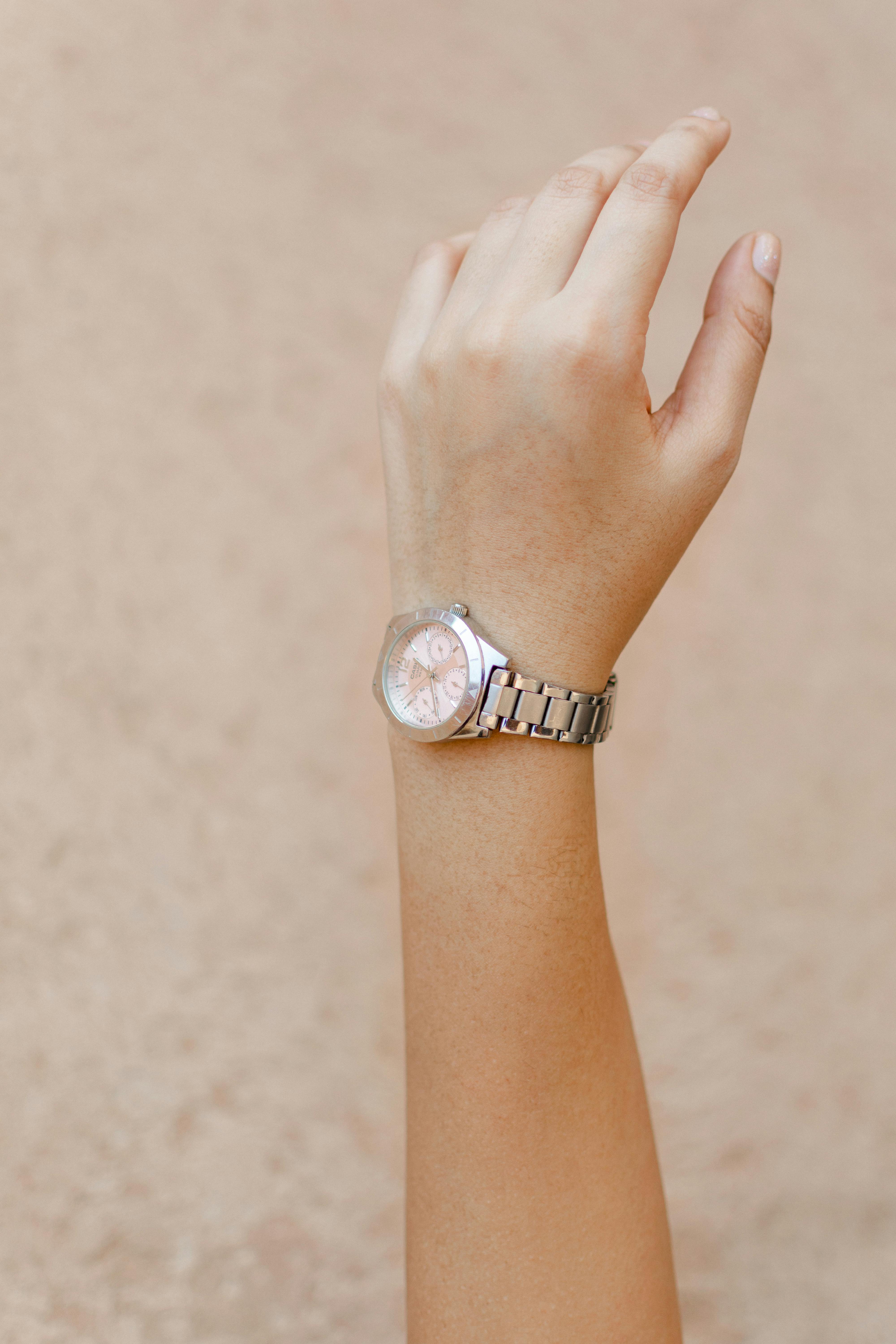 Close up of Watch on Woman Hand · Free Stock Photo