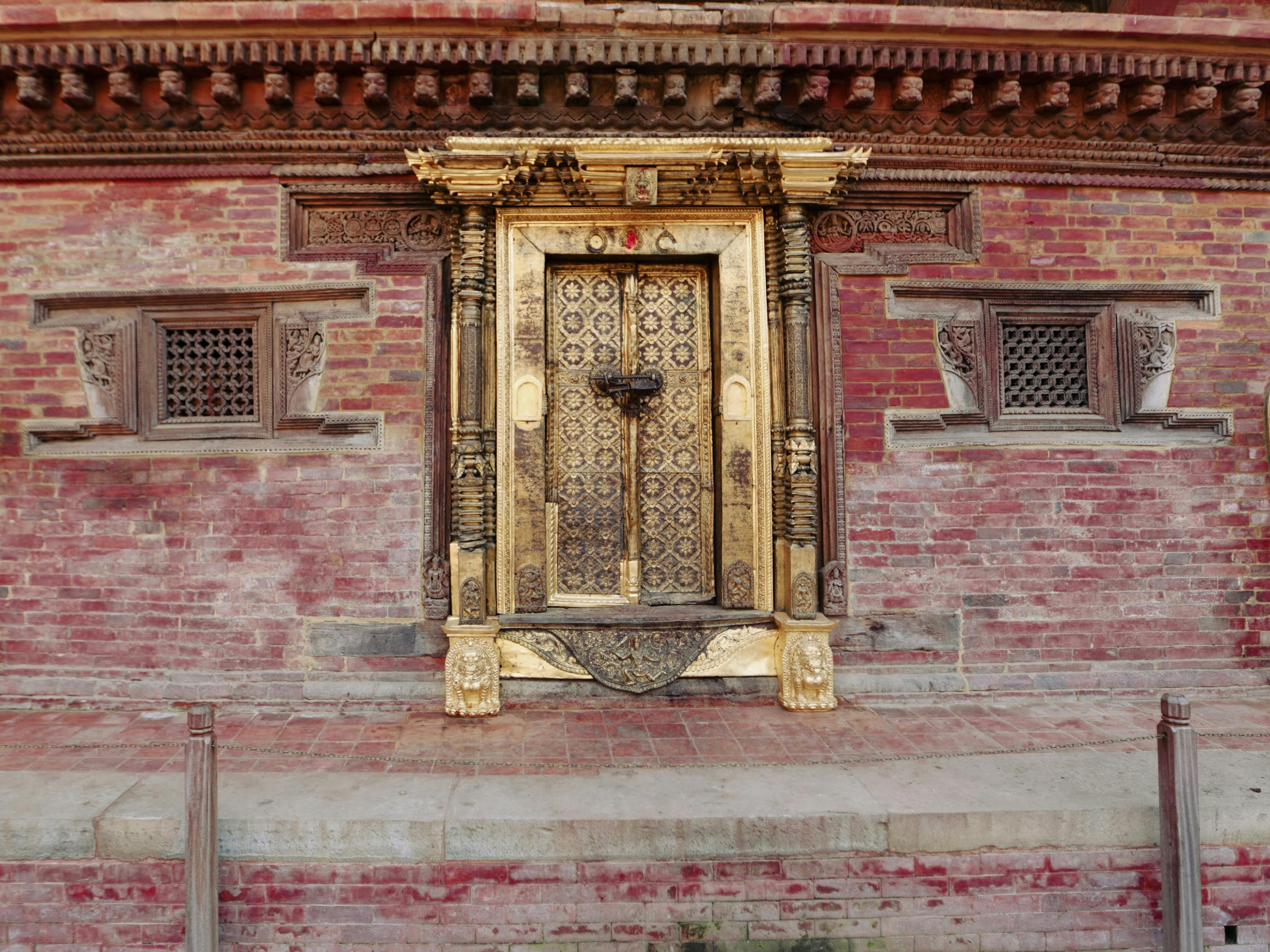 Golden Door in Building · Free Stock Photo