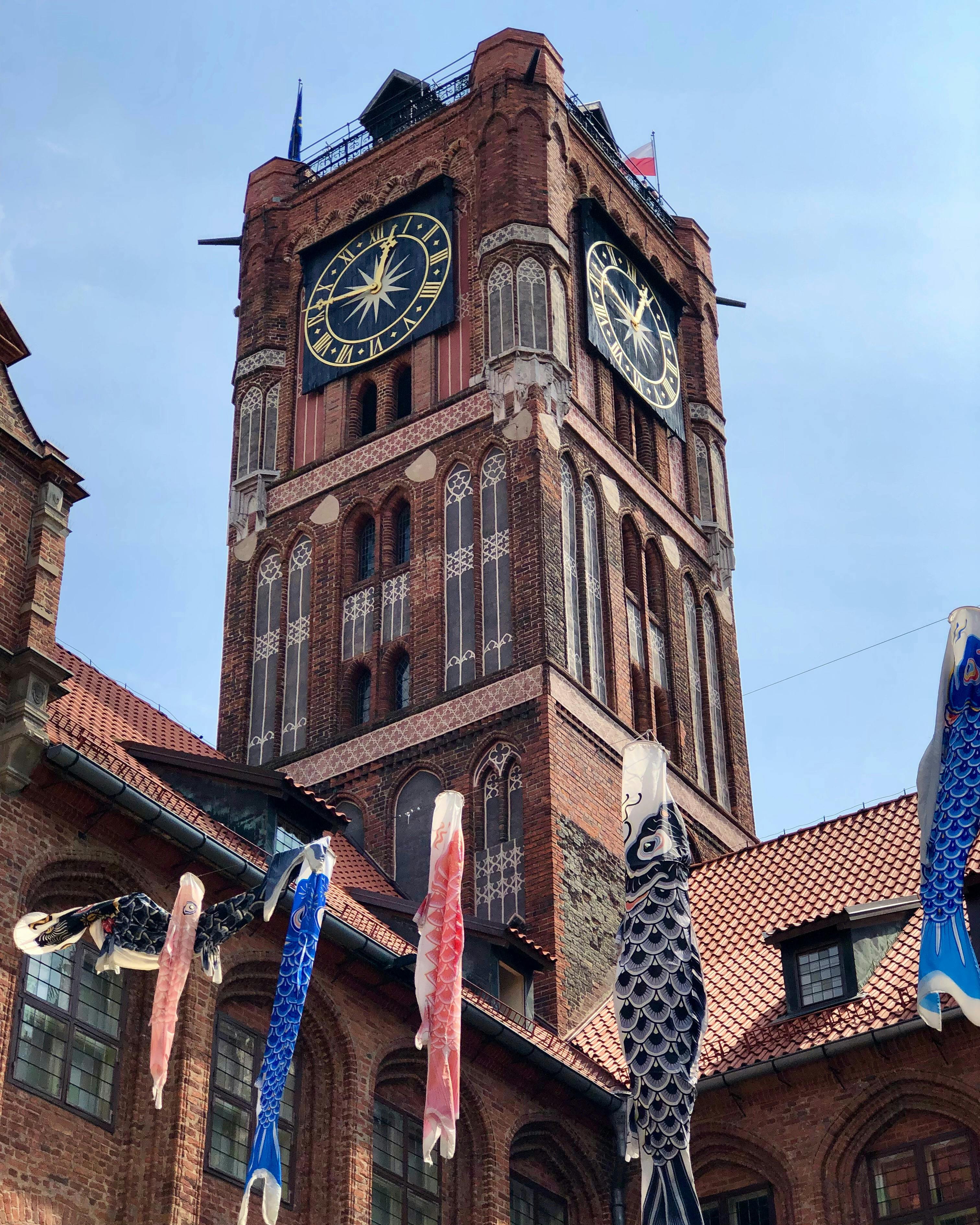 Checkered Silo Wall · Free Stock Photo