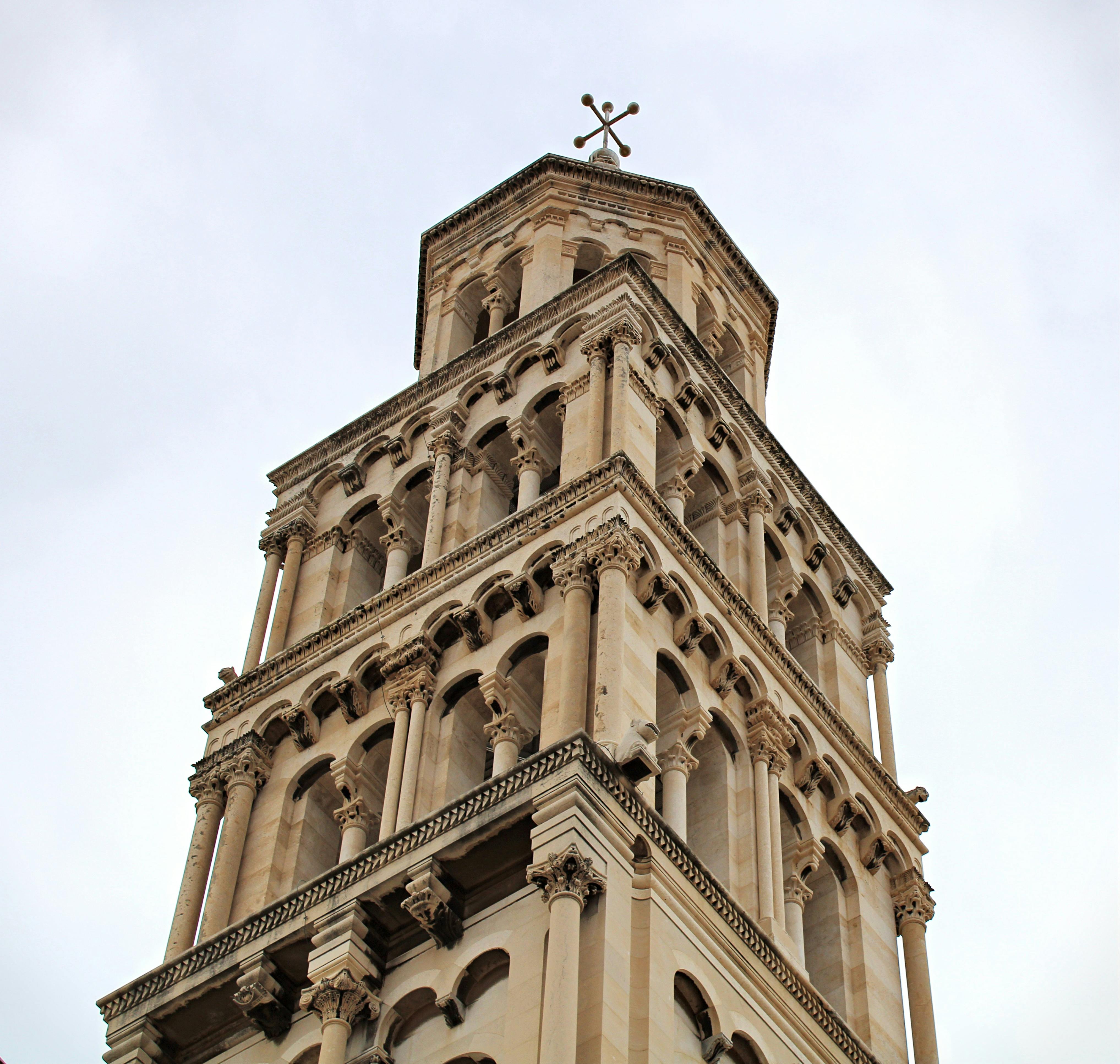 Tower of Cathedral of Saint Dominius in Split, Croatia · Free Stock Photo
