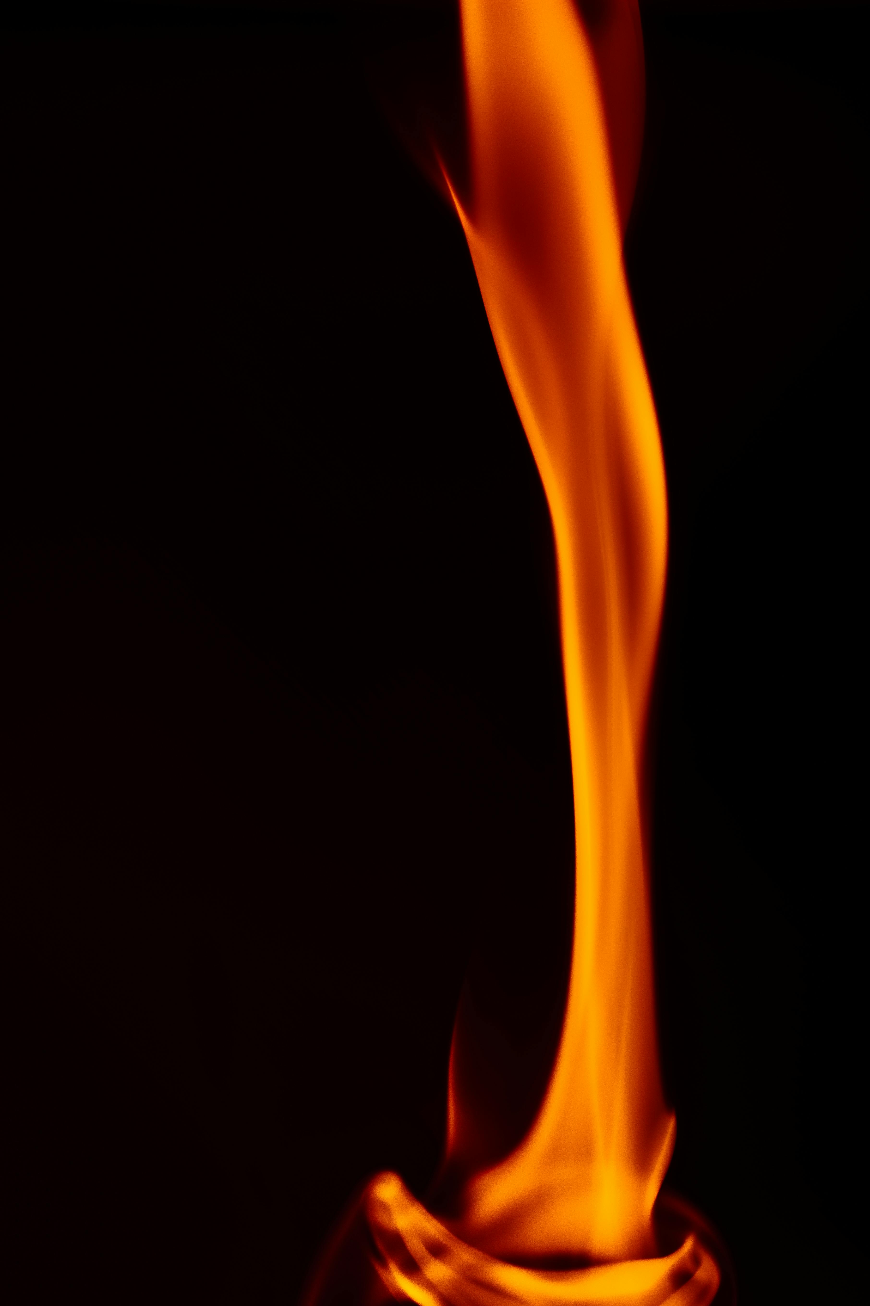 A flame is shown in a bottle · Free Stock Photo