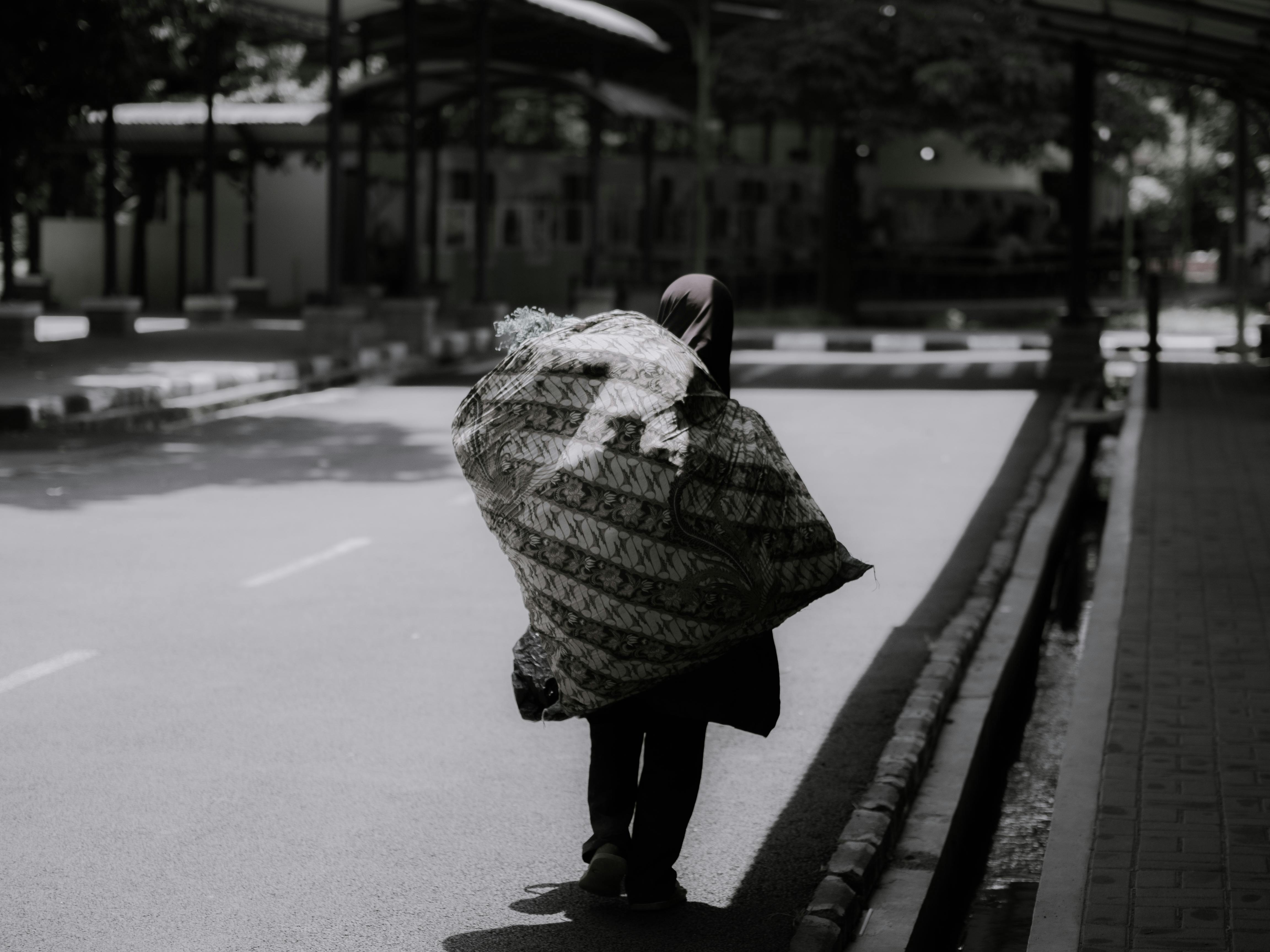 Man Pulling Hefty Load · Free Stock Photo