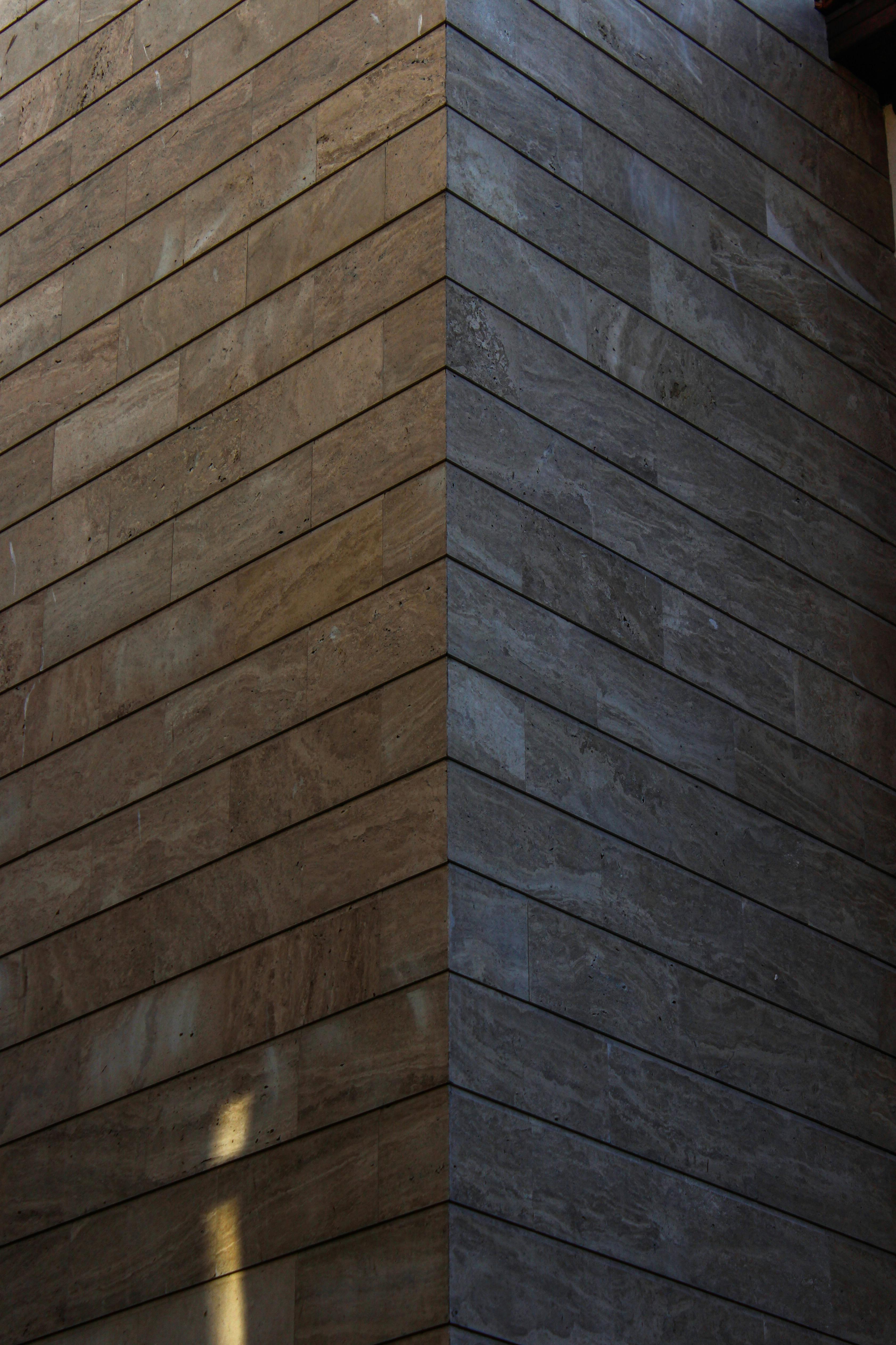 Full Shot of Corner of Wooden Wall · Free Stock Photo