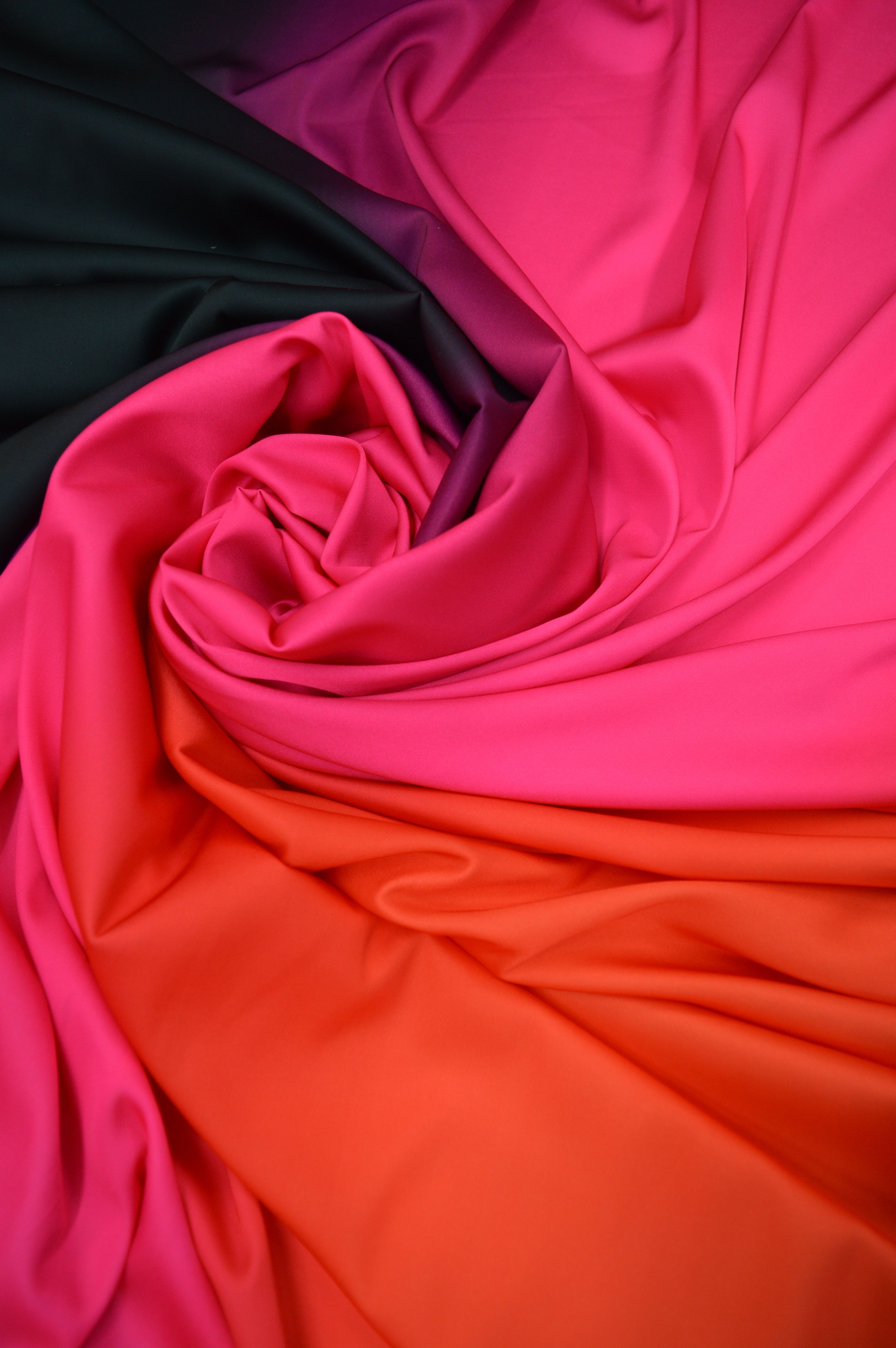 Close up of Colorful Fabric with Wrinkles · Free Stock Photo