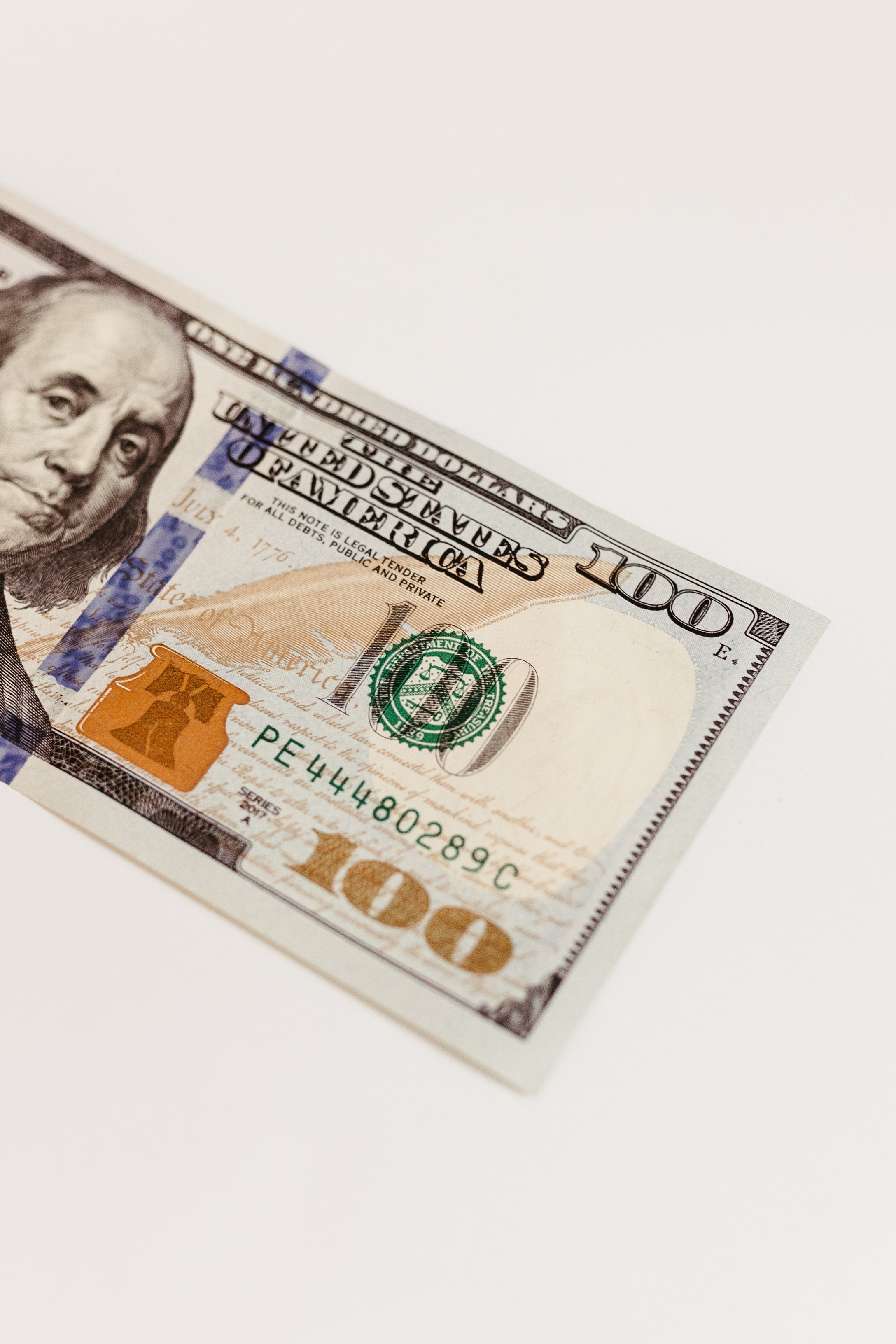 Dollar Banknote in Close Up · Free Stock Photo
