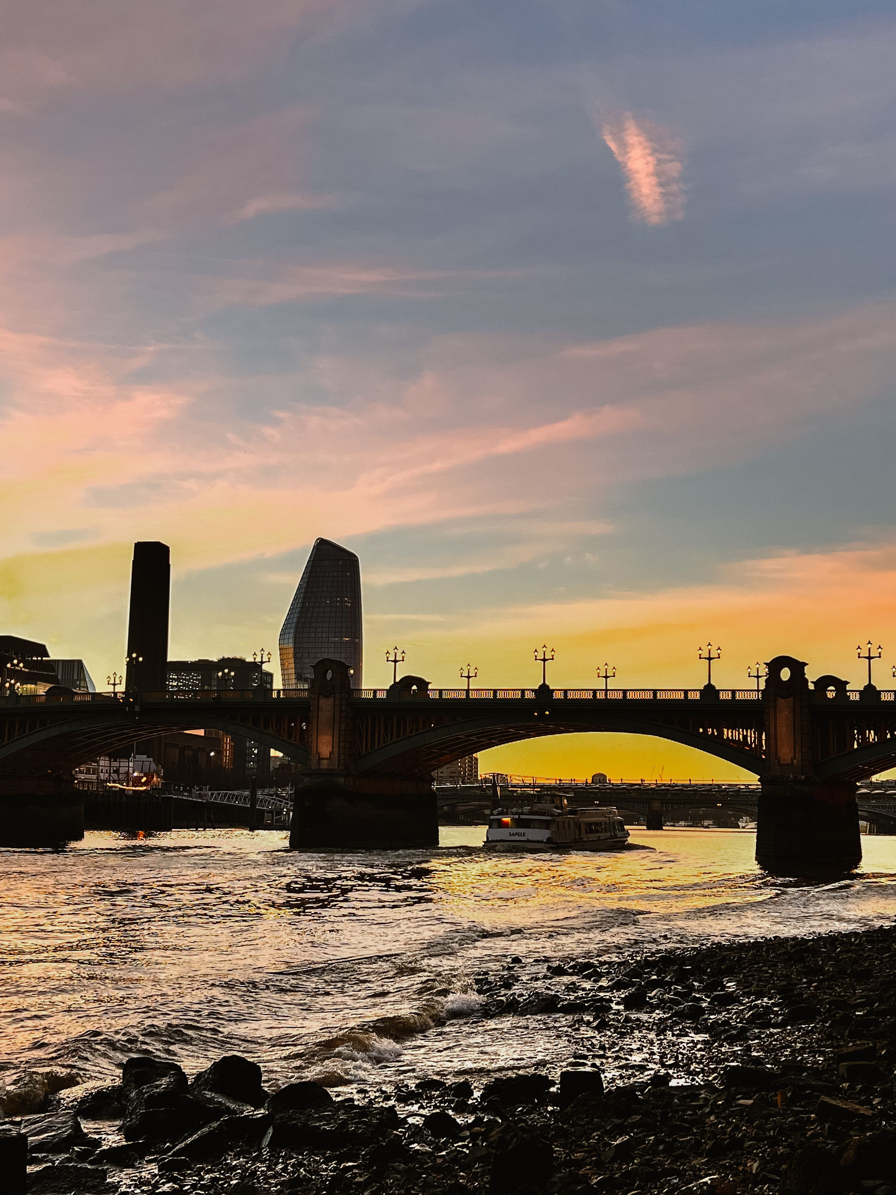 Bridge in City at Sunset · Free Stock Photo