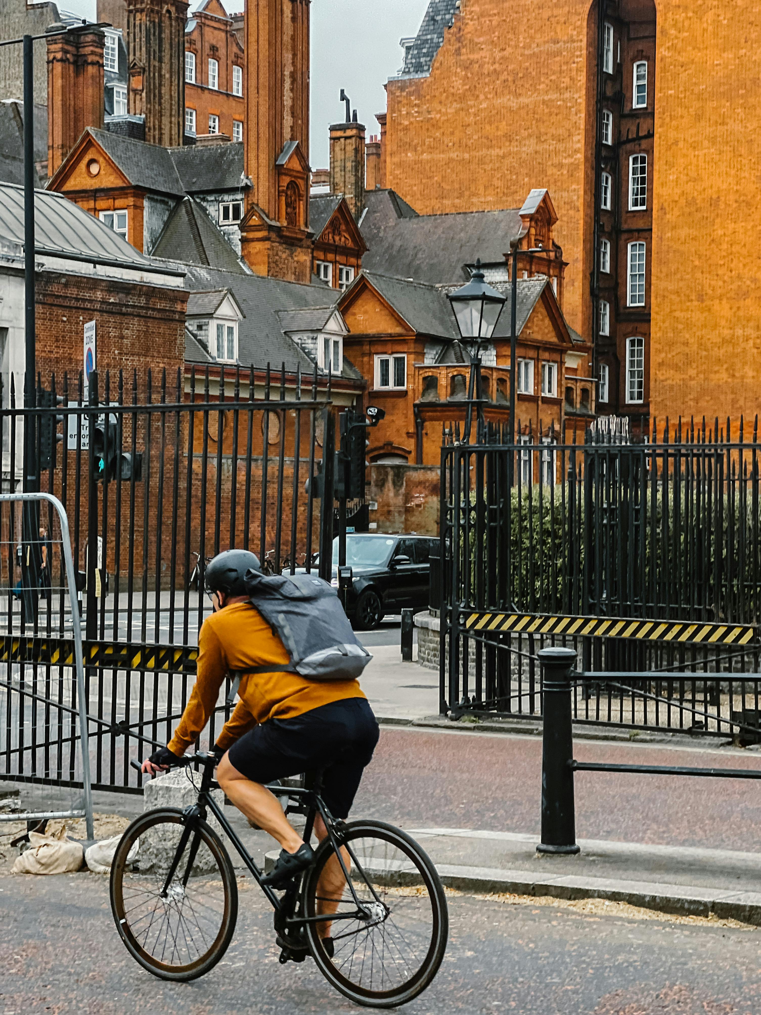 Man Riding a Bicycle · Free Stock Photo