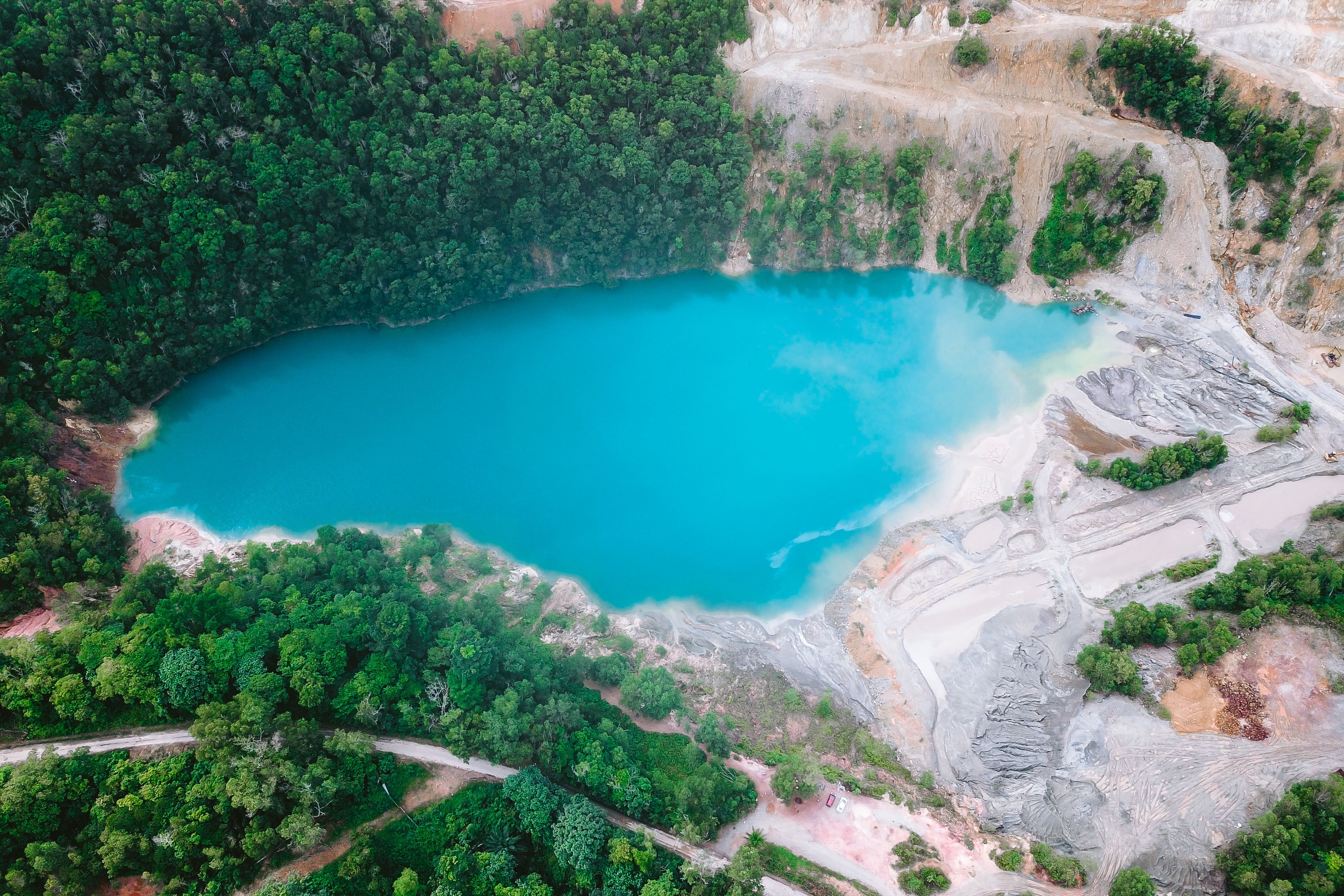 Blue Lake Water in Aerial Photography · Free Stock Photo