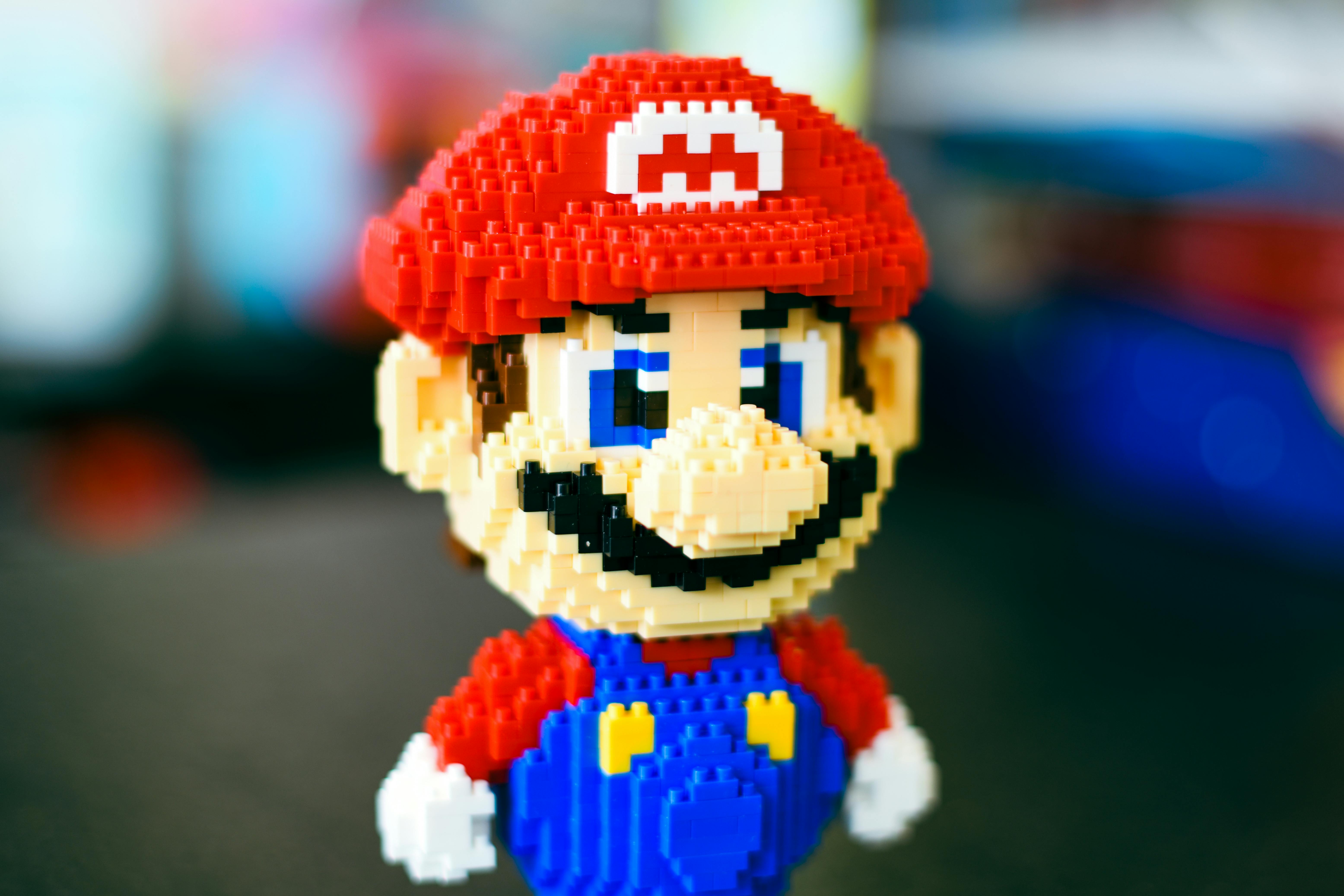Mario Bros Built with Blocks · Free Stock Photo
