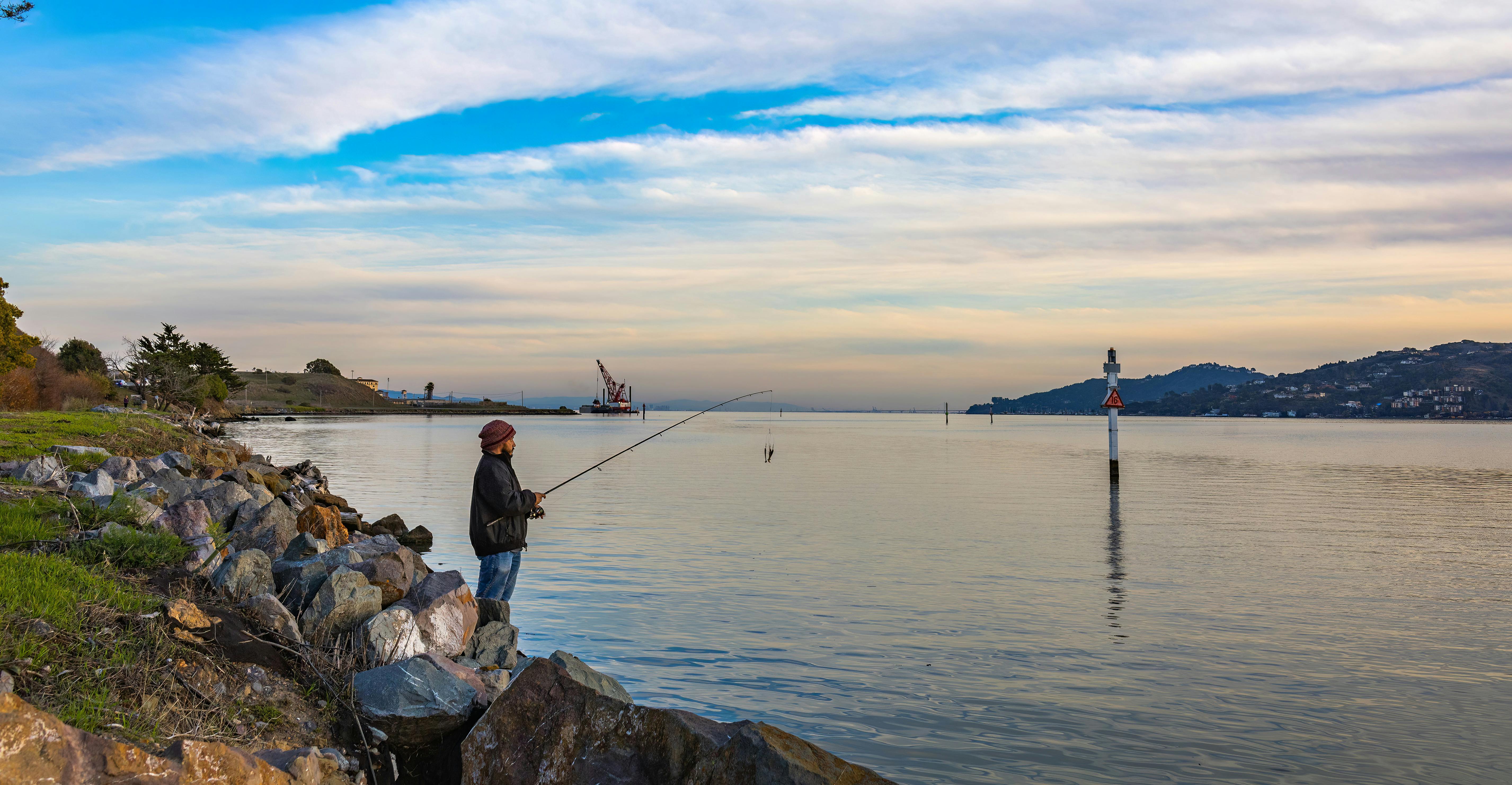 A Man using Fishing Rod · Free Stock Photo