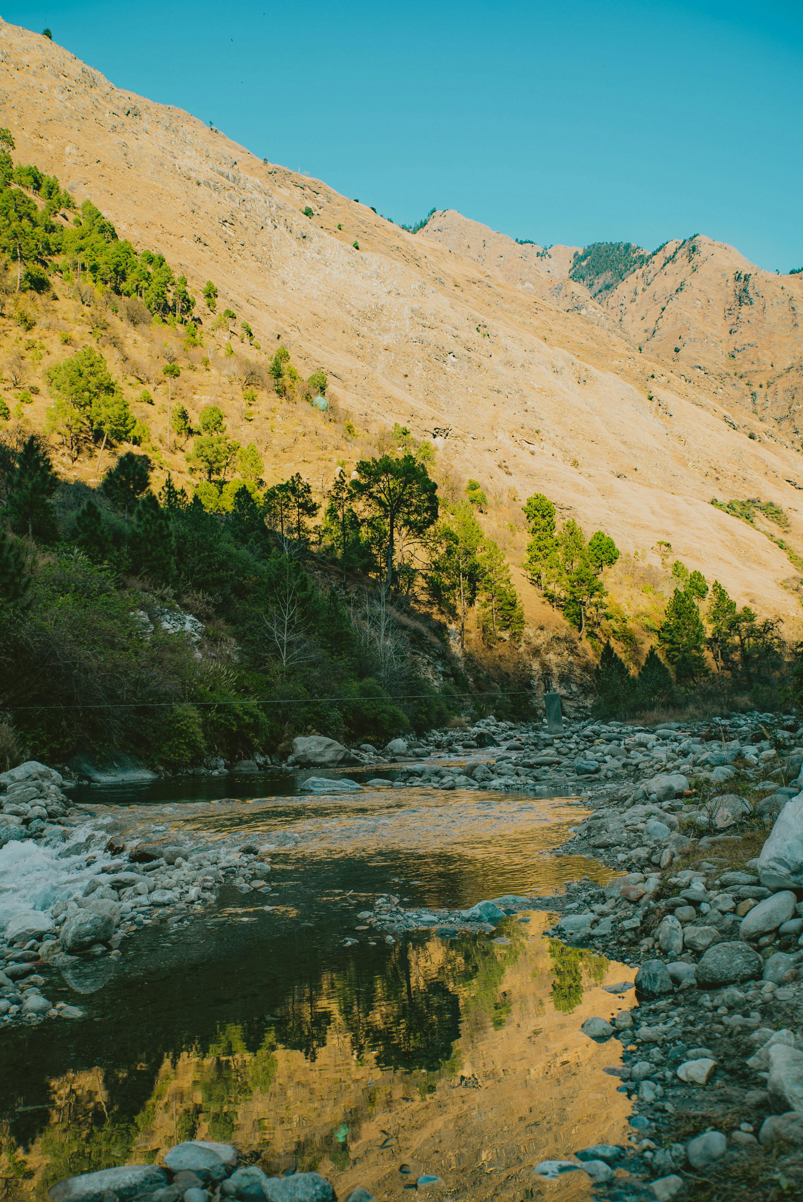 River in a Mountain Valley · Free Stock Photo