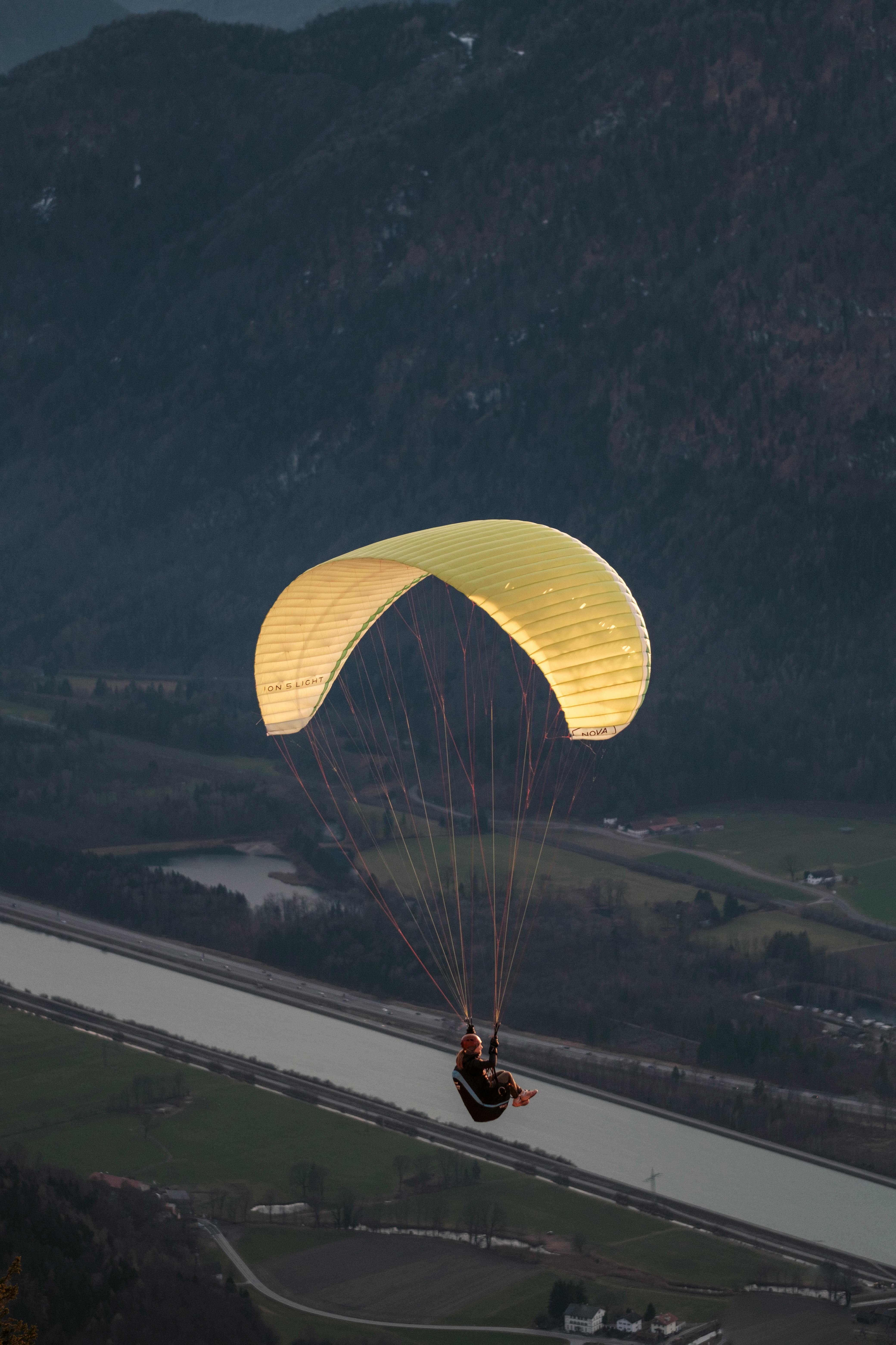 Two People Paragliding · Free Stock Photo