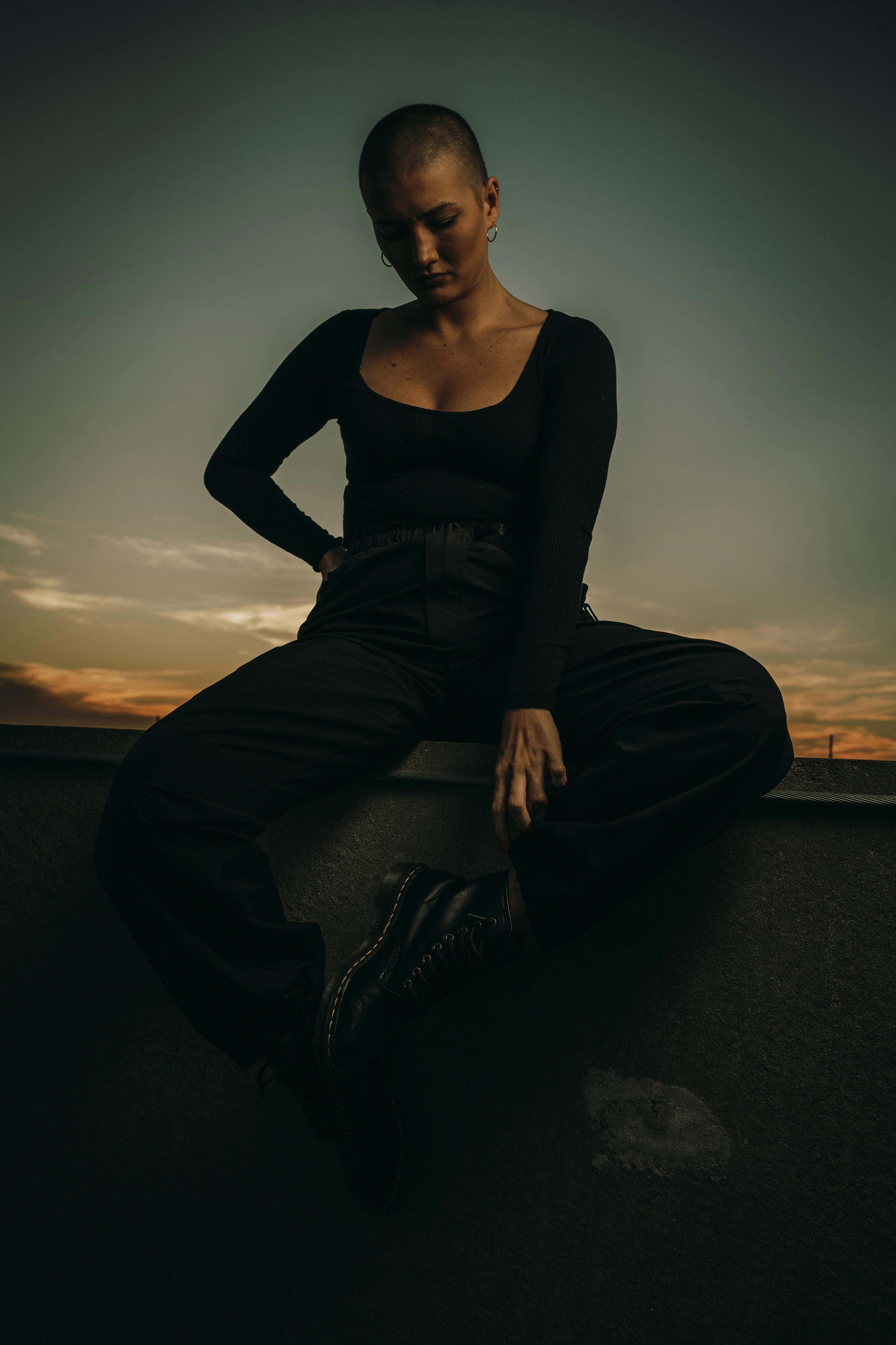 Photograph of a Woman's Shadow · Free Stock Photo