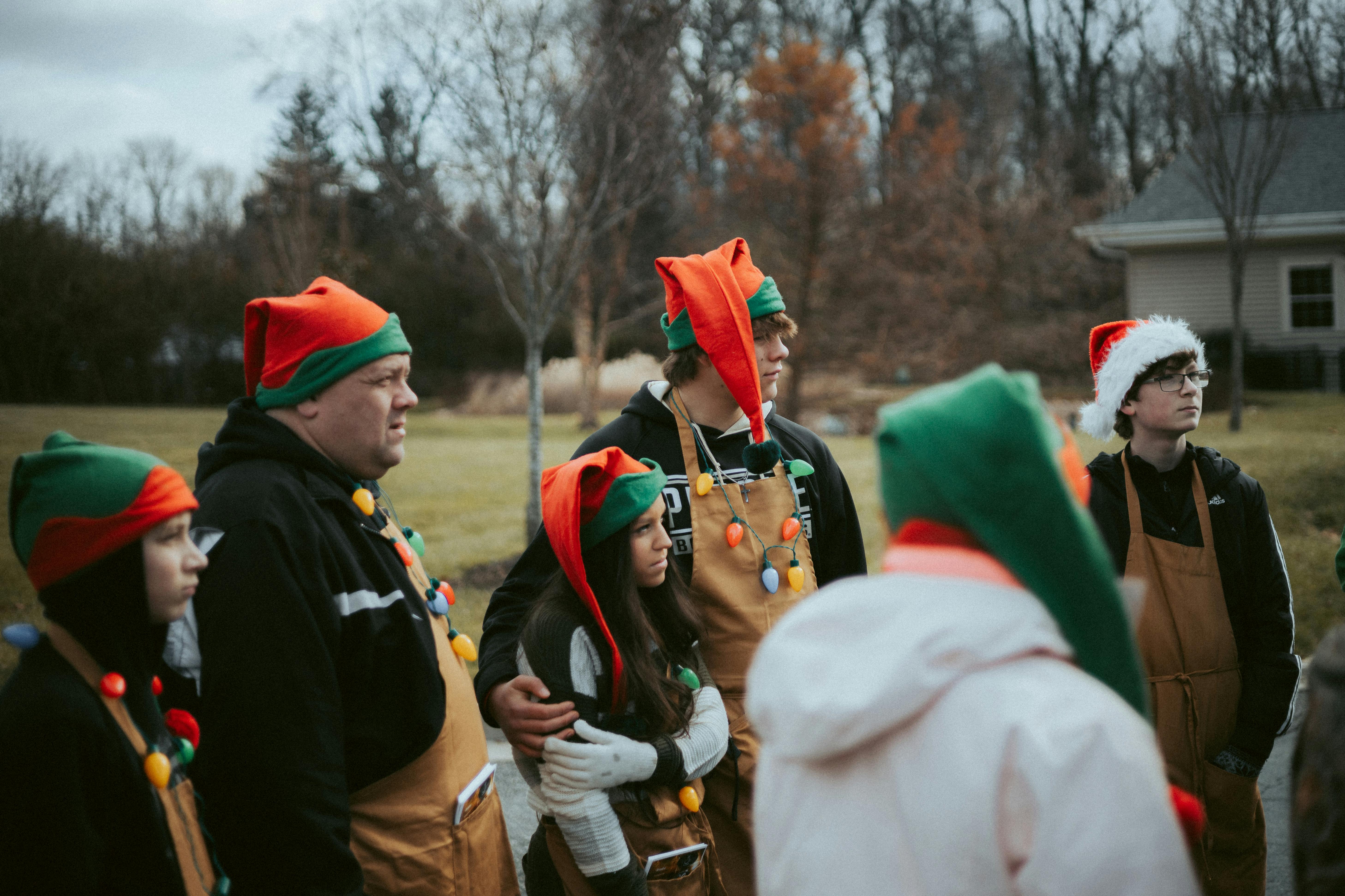 People Wearing Santa Hat · Free Stock Photo