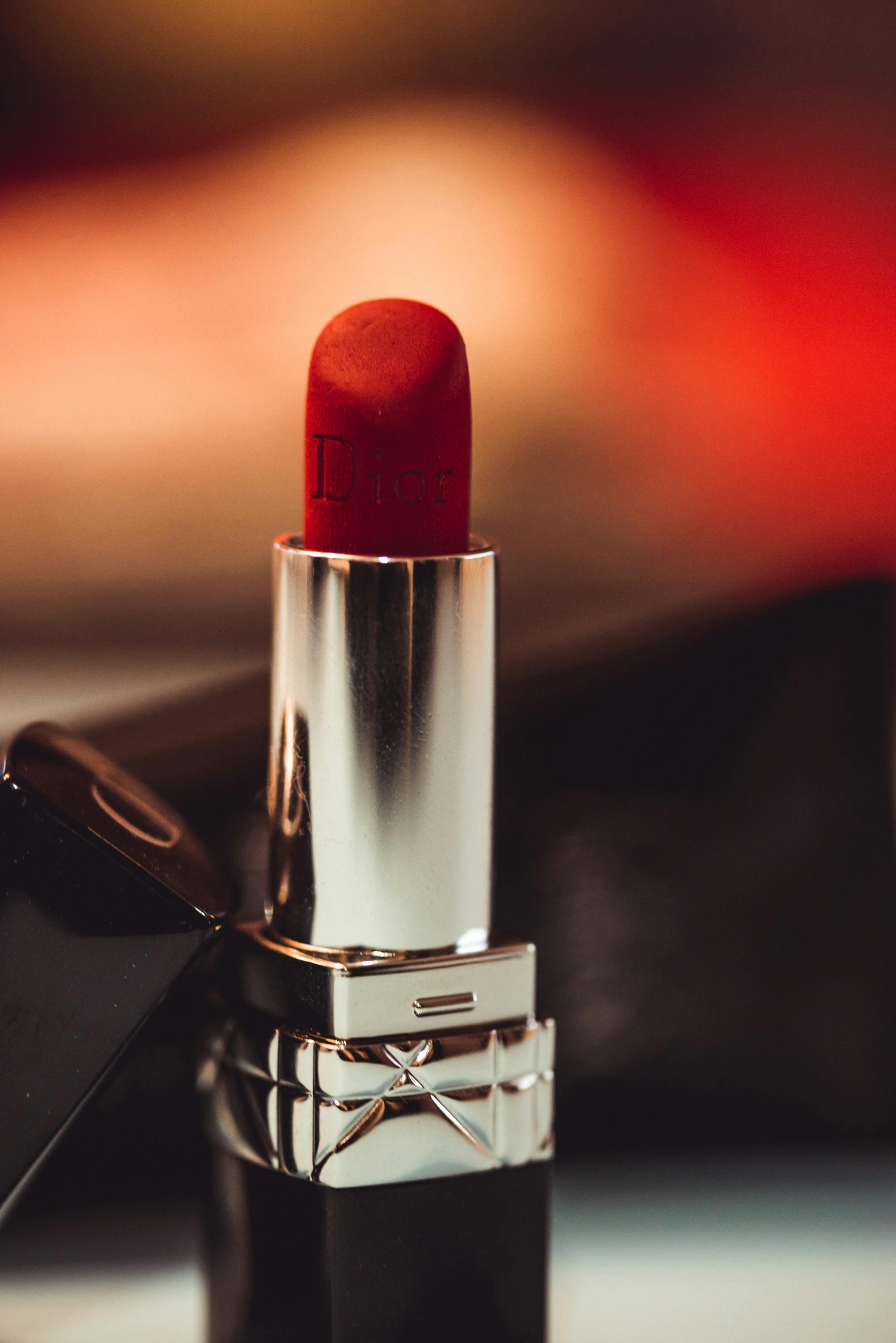 Close-Up Shot of a Red Lipstick · Free Stock Photo