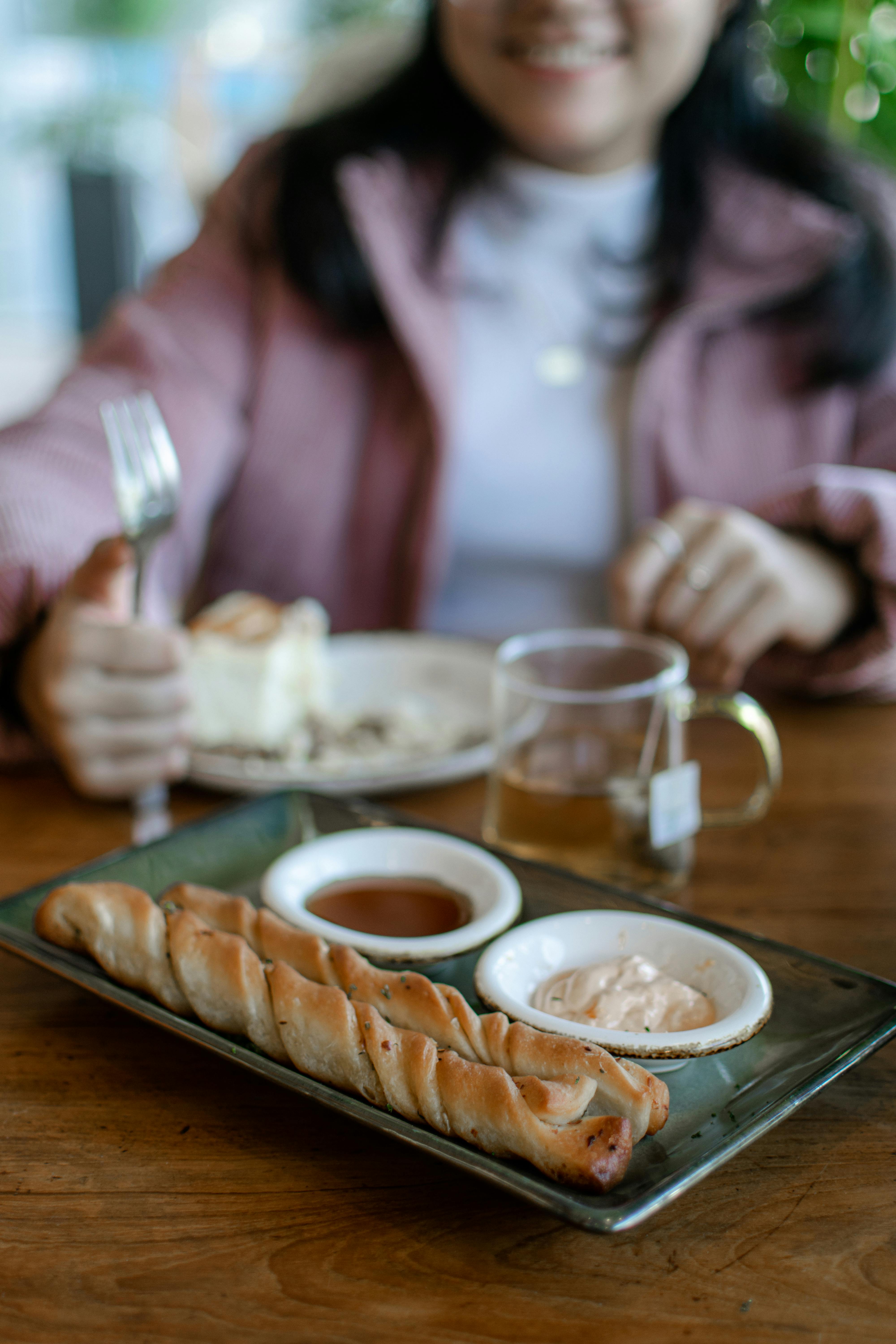 Women Hands Holding Food over Tray · Free Stock Photo