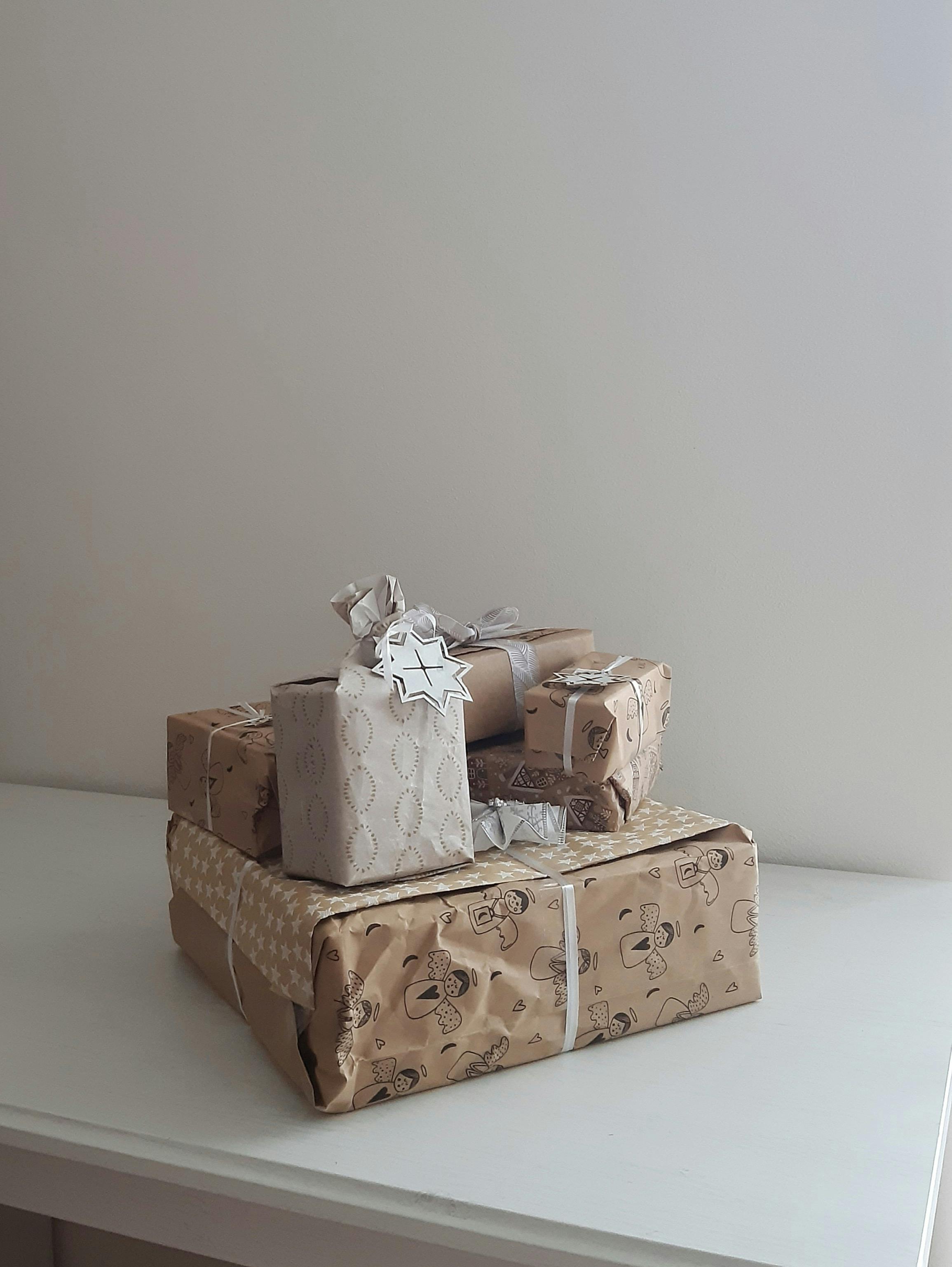 Gift Boxes on the Floor · Free Stock Photo