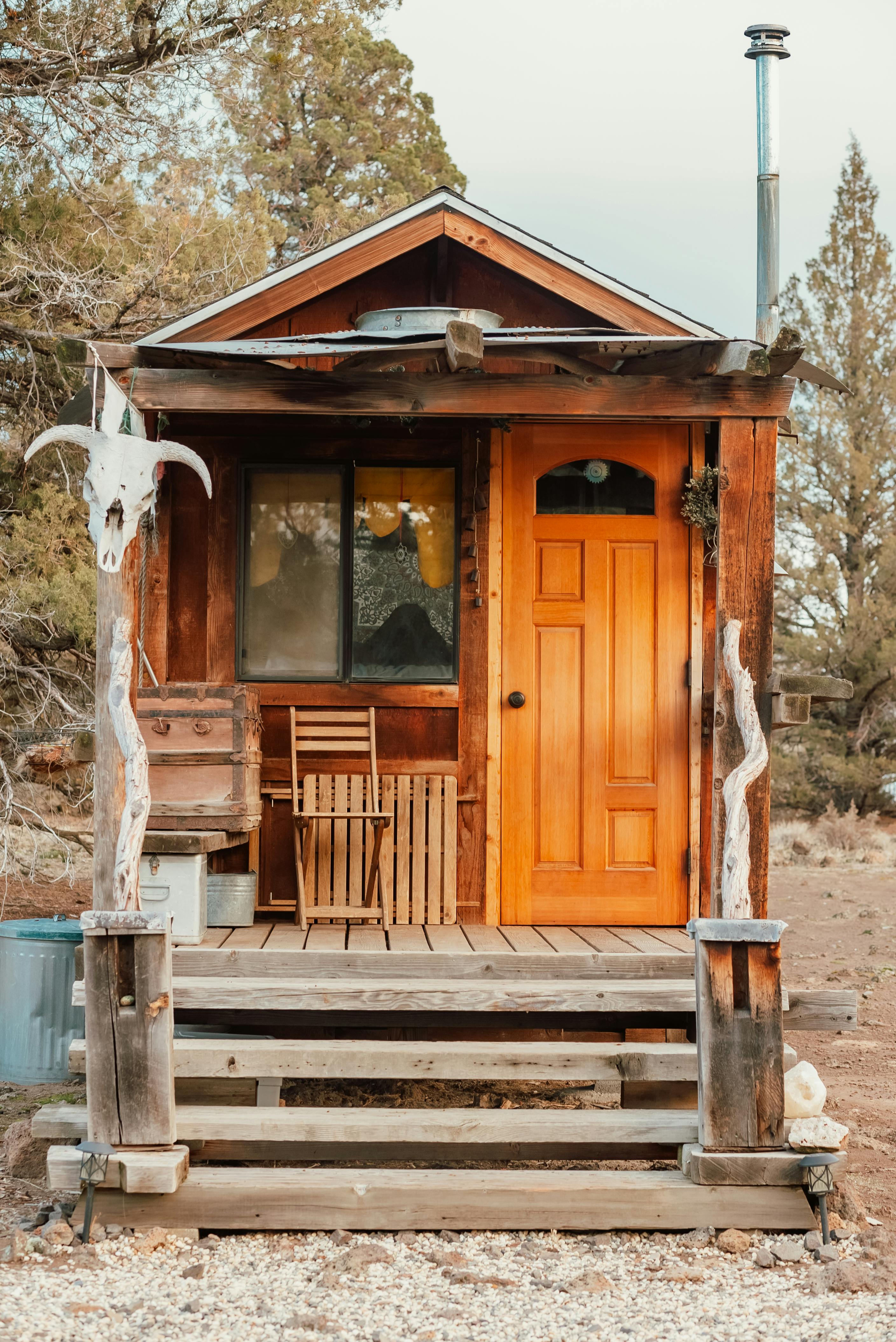 Wooden Hut in a Forest · Free Stock Photo