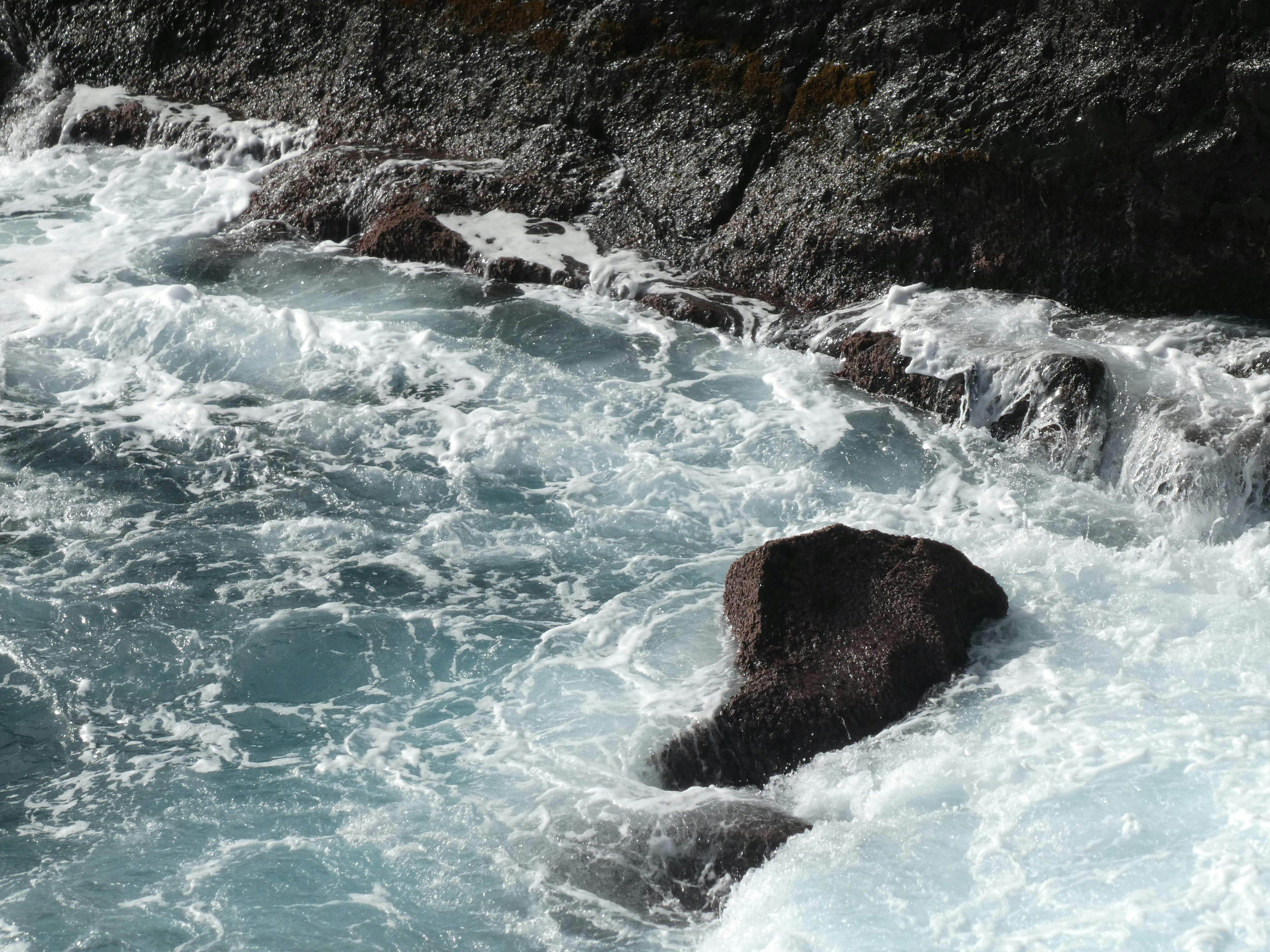 Raging River Flowing through Rocks · Free Stock Photo