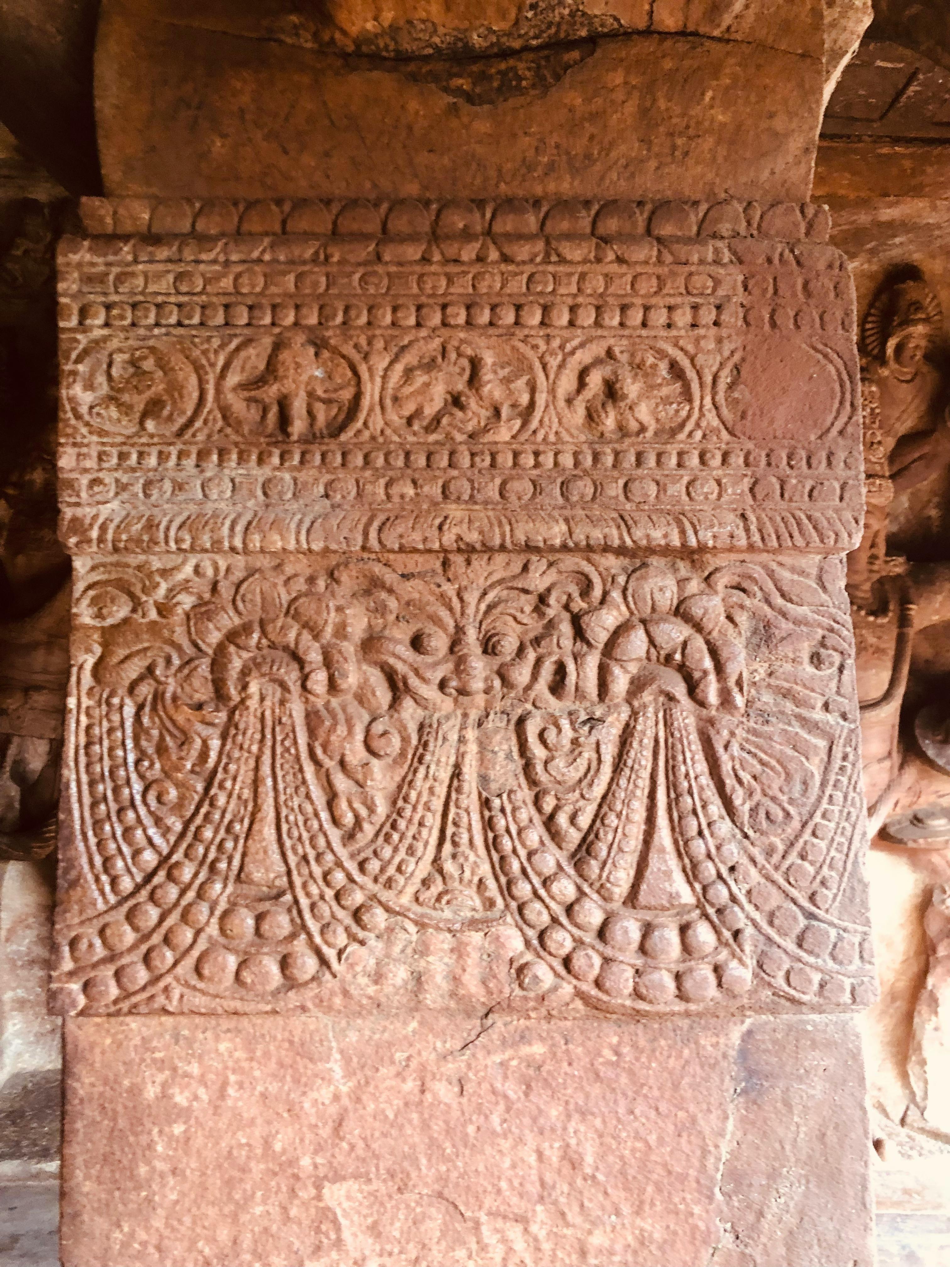 Hieroglyphs around Ancient God Carving · Free Stock Photo